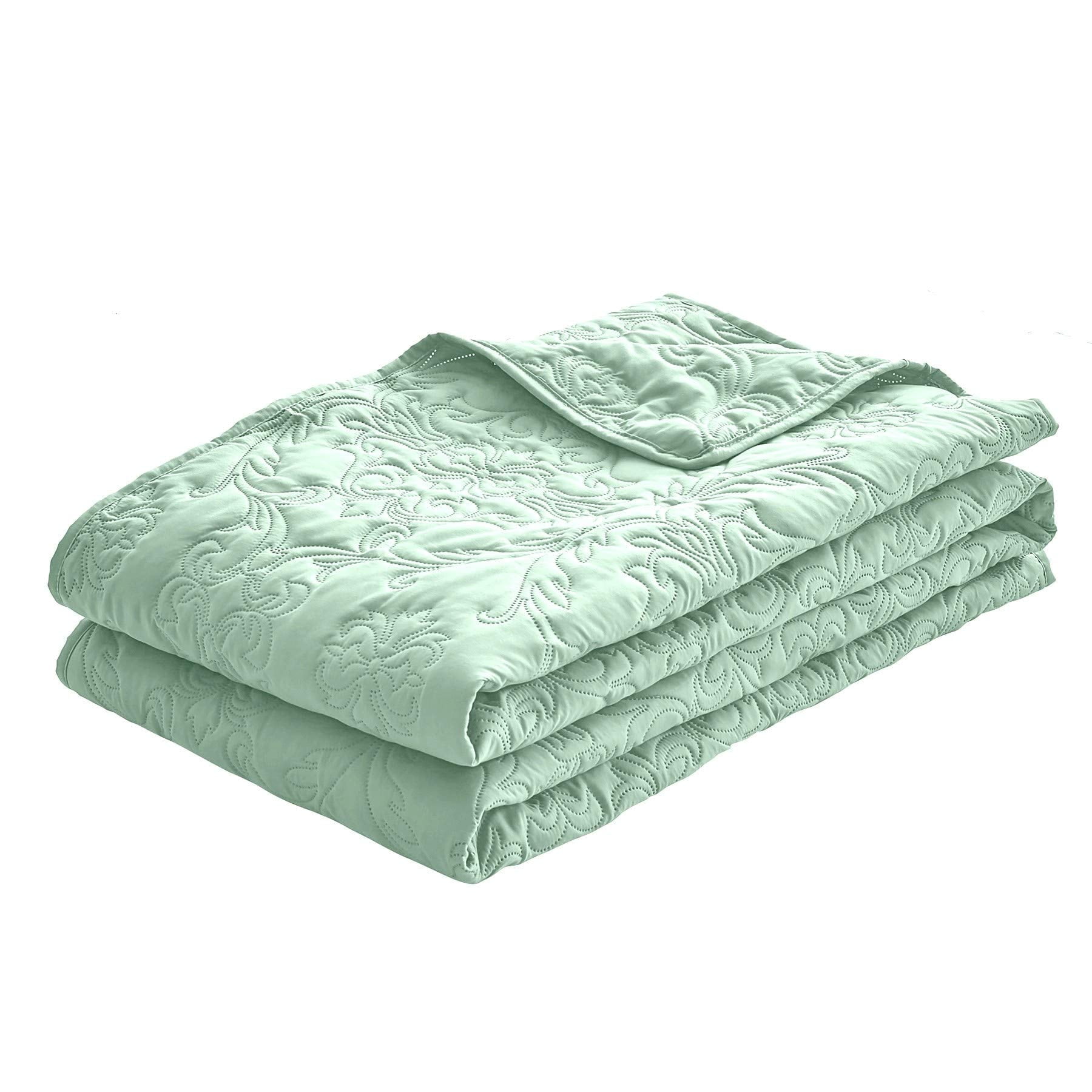 Sophia & William 2/3 Pieces Quilt Set, Reversible Microfiber Bedding ...