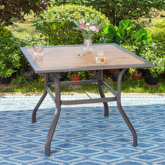 Square Outdoor Table in Patio Tables - Walmart.com