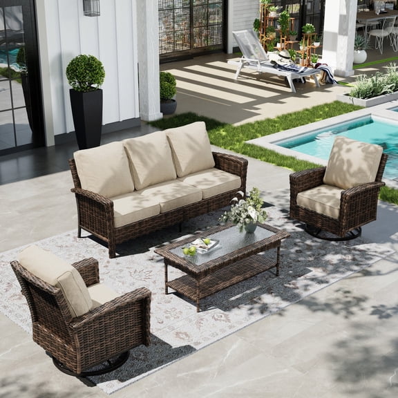 Farmhouse Outdoor Furniture Collection for Patio and Garden Spaces