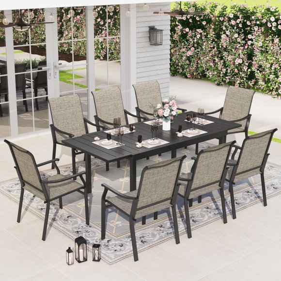 Dining Table, Patio Set for 8
