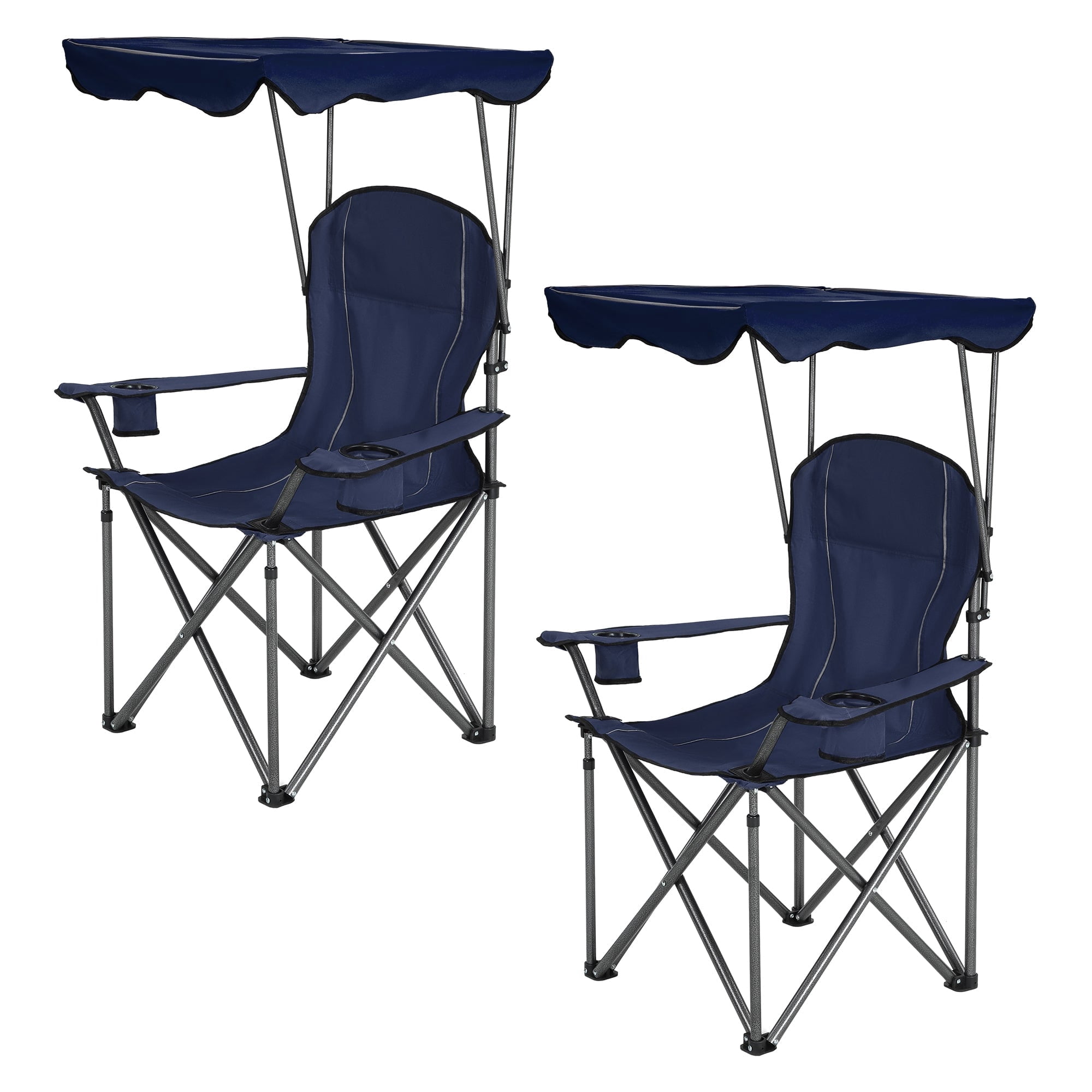 Sophia & William Foldable Canopy Chair Portable Camping Lounge Chair ...