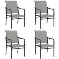 Sophia & William Indoor/Outdoor Patio Dining Chairs, Textilene Sling ...
