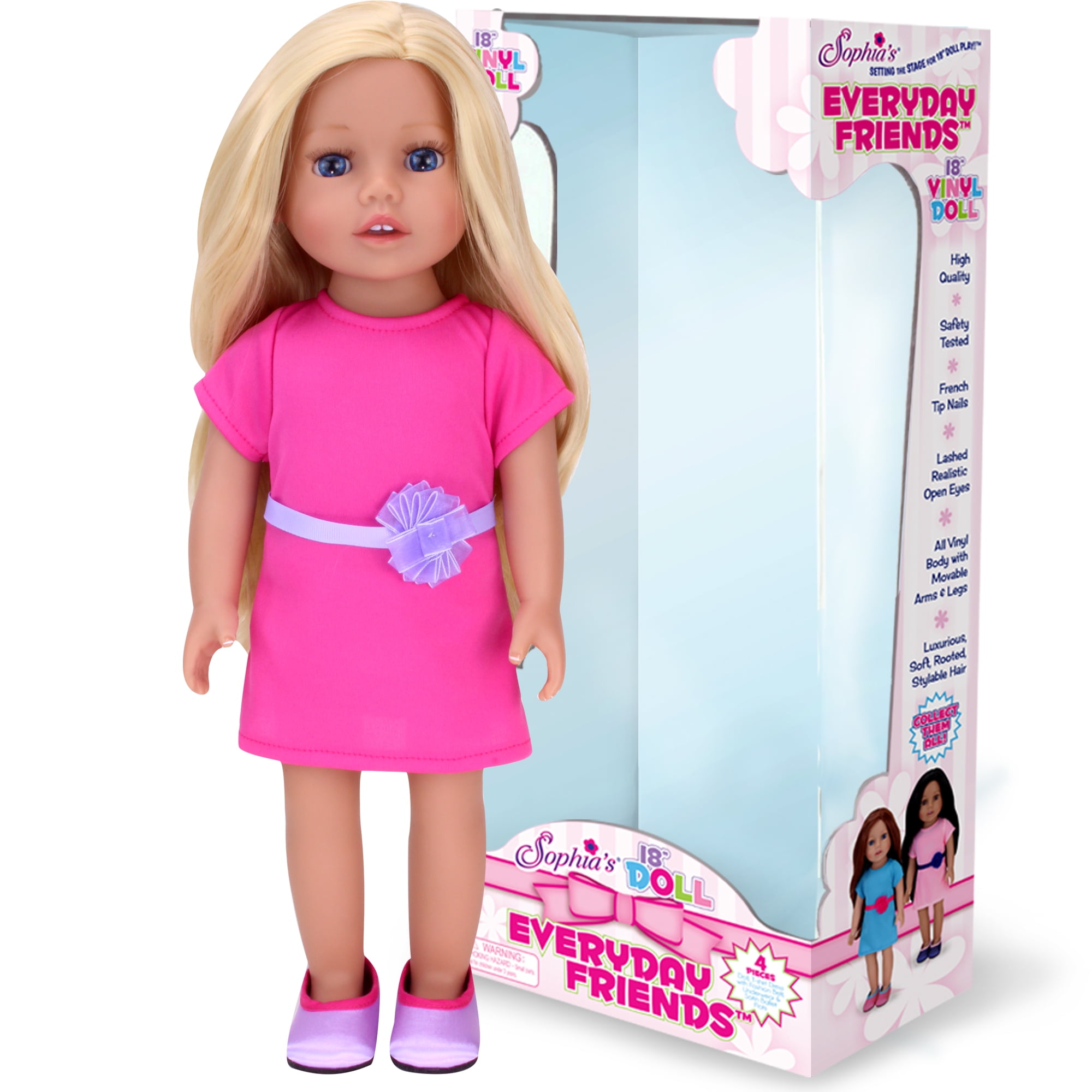Sophia's "Chloe" Everyday Friends 18" Doll with Blonde Hair - Walmart.com