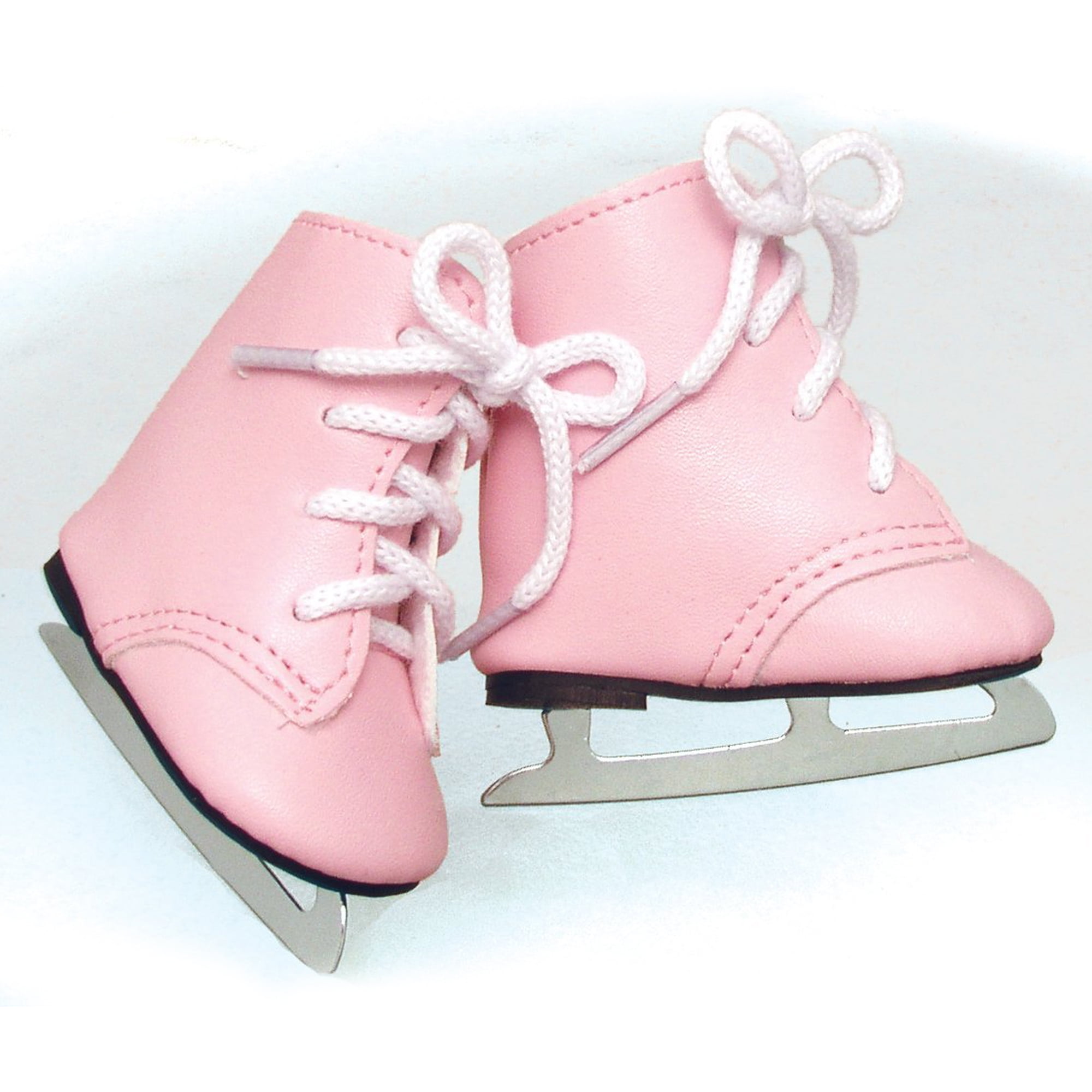 Sophia's Pink Ice Skates with Pink Laces for 18" Dolls - Walmart.com