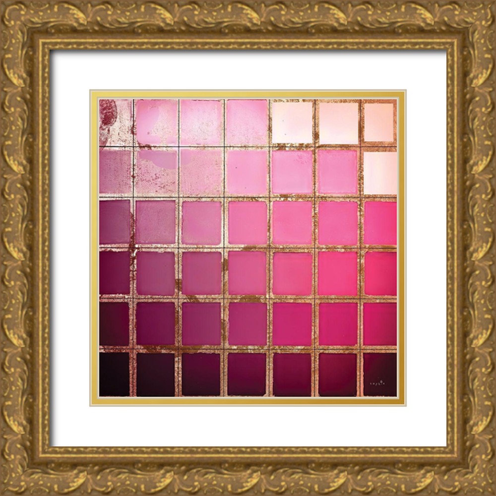 Sophie 6 15x15 Gold Ornate Wood Framed with Double Matting Museum Art ...