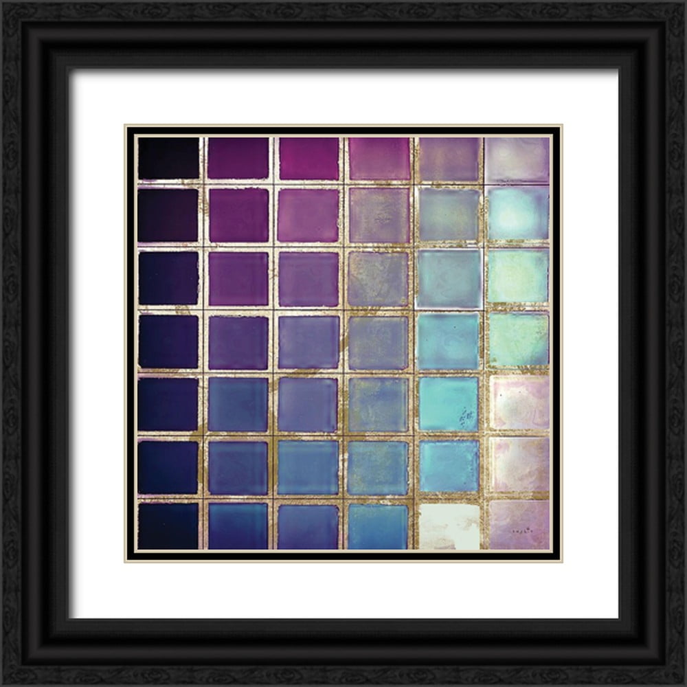 Sophie 6 20x20 Black Ornate Wood Framed with Double Matting Museum Art ...