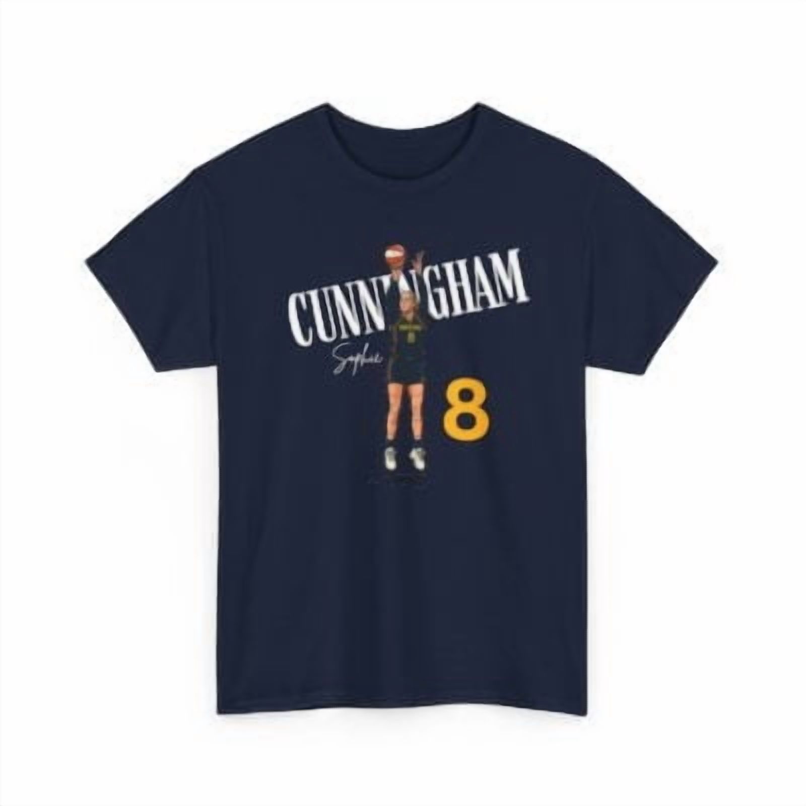 Sophie-Cunningham #8 Women Basketball Cartoon Unisex Heavy Cotton Tee ...