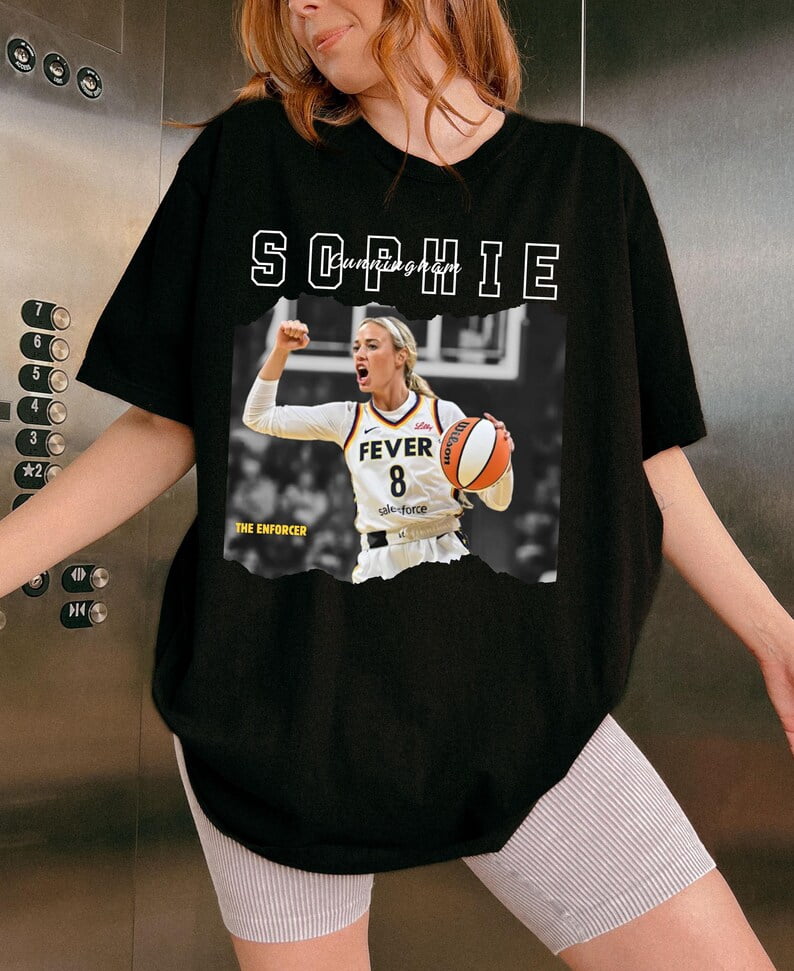 T-shirt Fan WNBA Cadeau T-shirt Sophie Cunningham Enforcer - Cadeau Fan ...