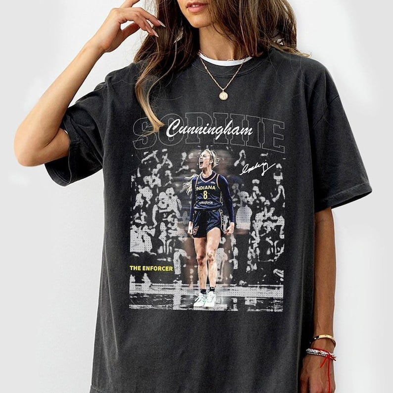Sophie Cunningham The Enforcer Basketball Vintage Shirt - Walmart.com