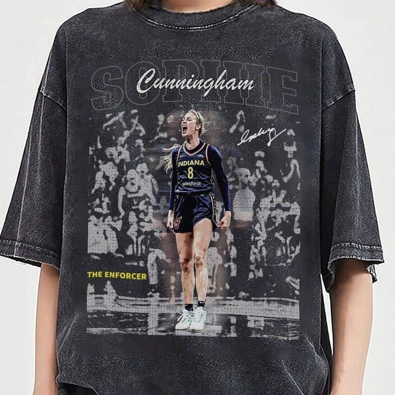 Sophie Cunningham The Enforcer Basketball Vintage Shirt. - Walmart.com