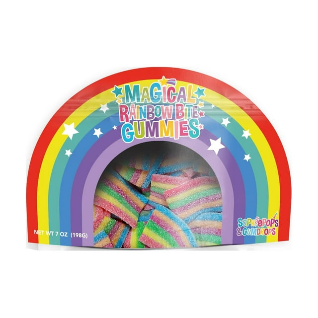 Sophiepops & Gumdrops Magical Rainbow Gummies in Rainbow Pouches ...