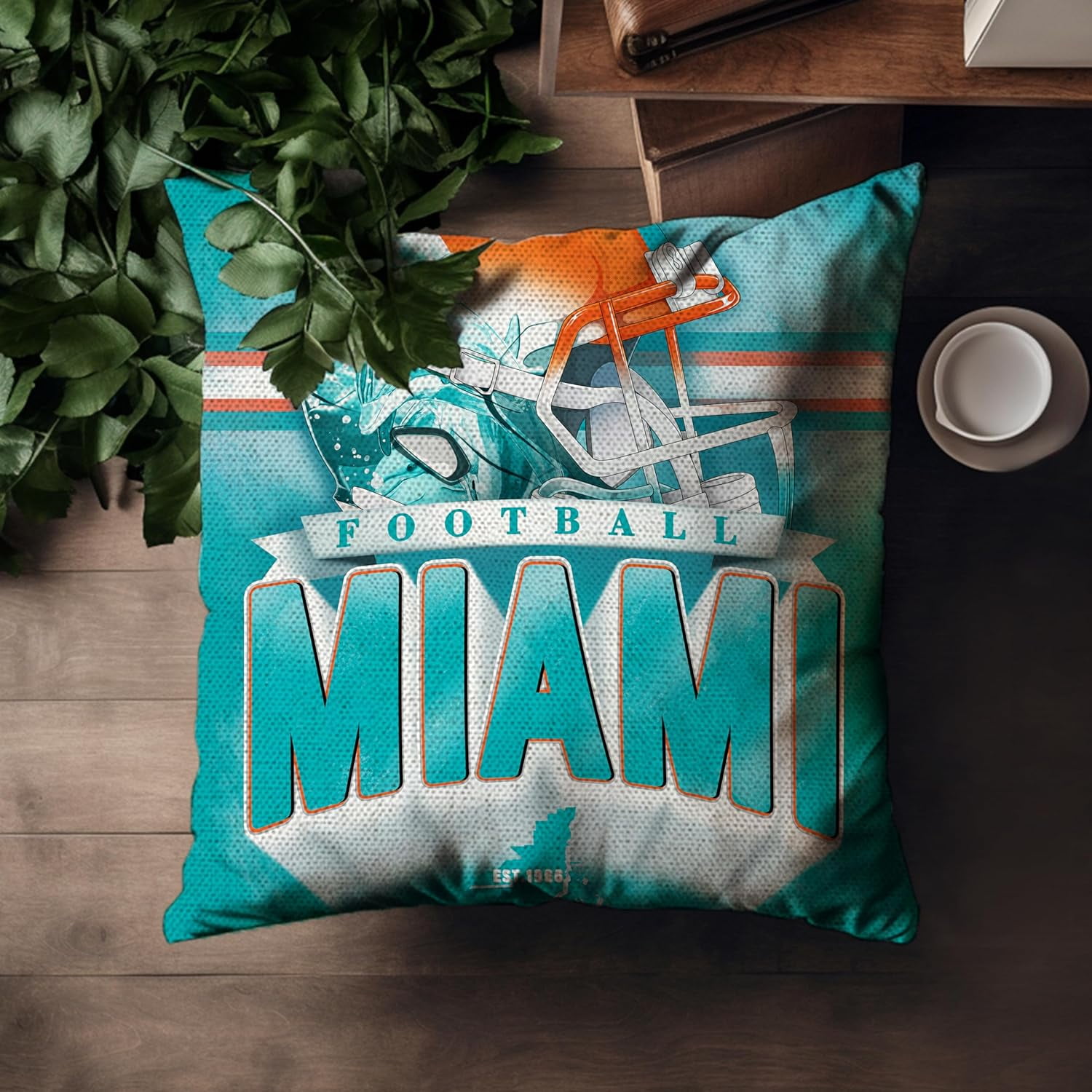 Sophisticated City Football Throw Pillow Covers, 18x18 Inch, Decorative ...
