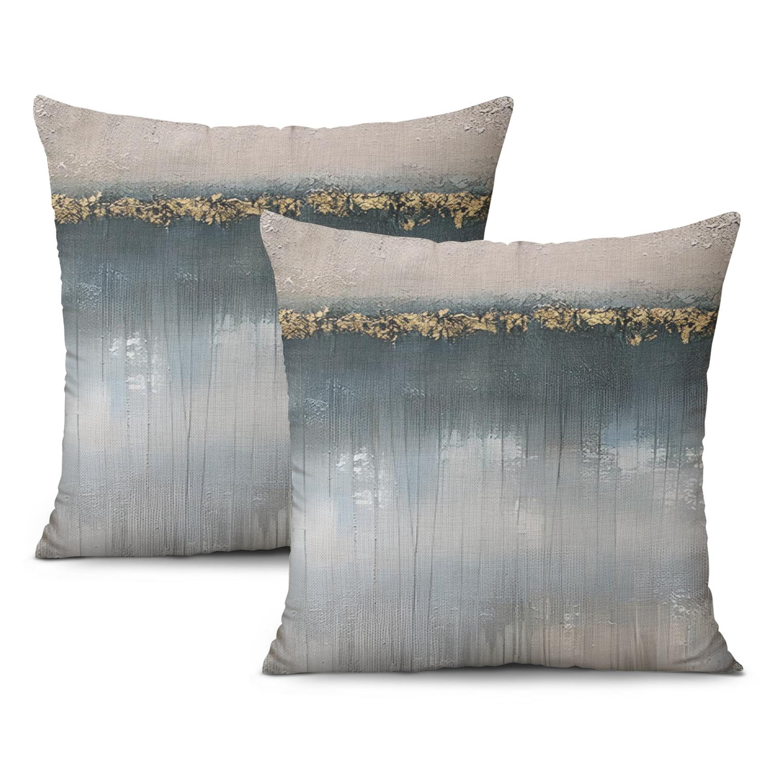 Elegant Blue And Gray Pillows Gallery