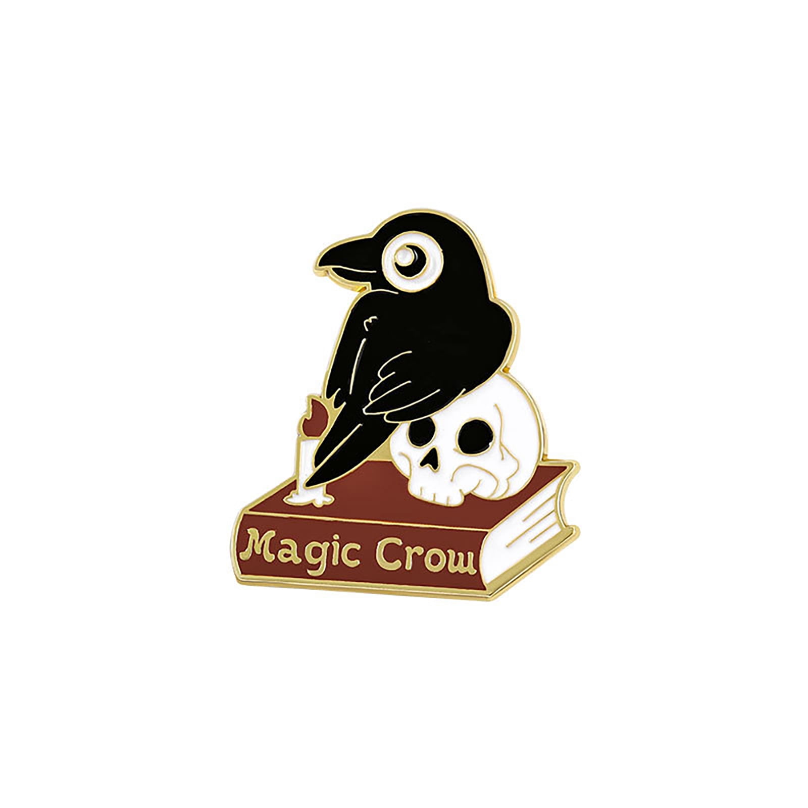 Sophisticated Crow Lapel Pin in Sturdy Alloy Easy to Wear for Parties ...