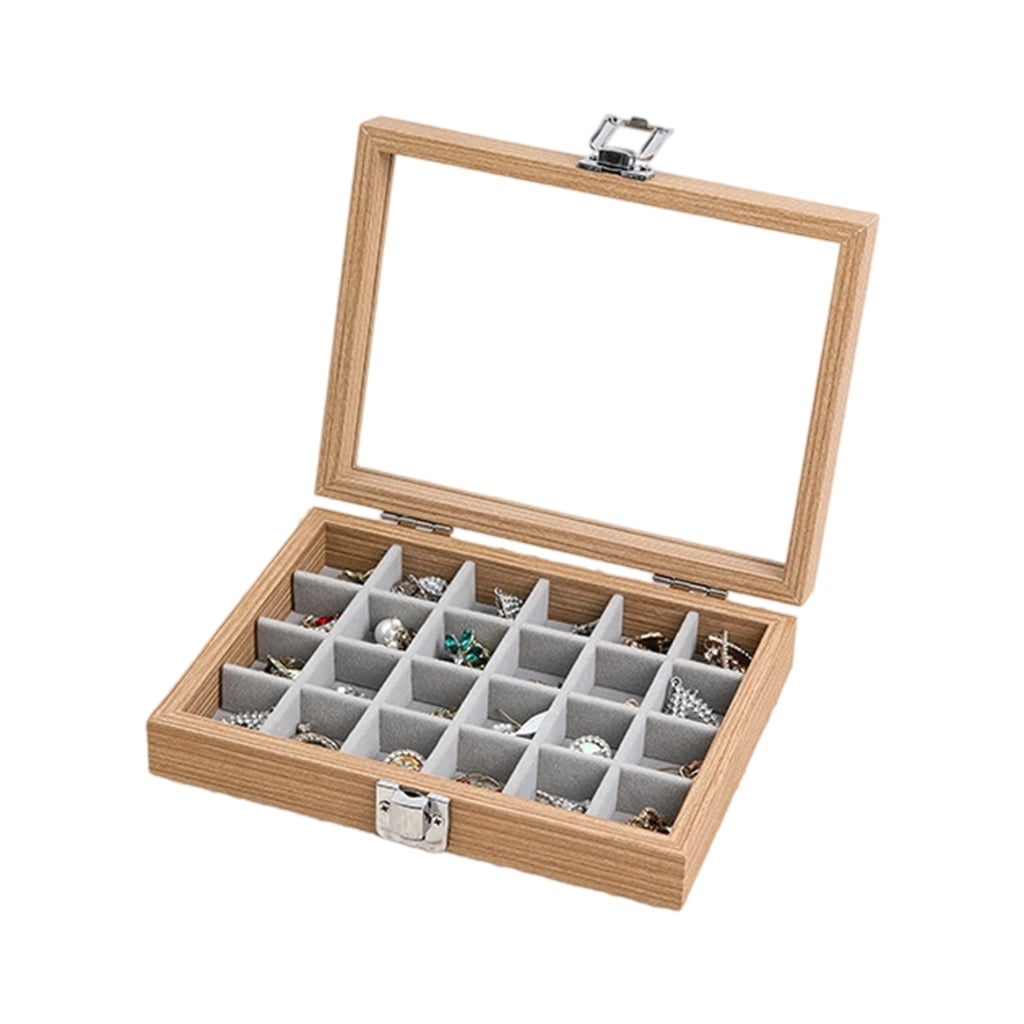 Sophisticated Jewelry Storage with Multiple Compartments Earrings ...
