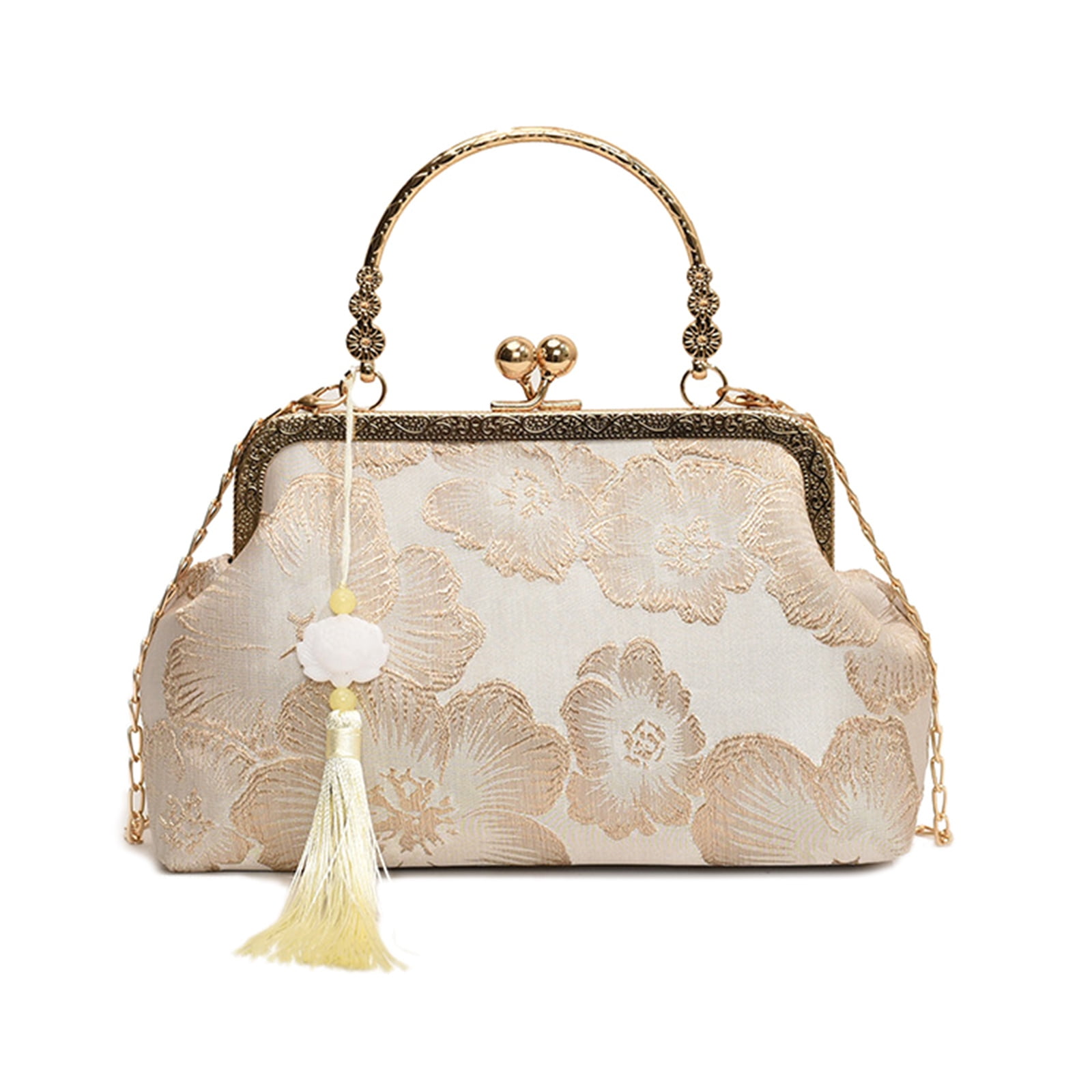 Sophisticated Shoulder Bag with Cheongsam Lock and Chain Crossbody ...