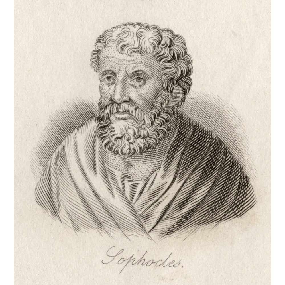 Sophocles 496 Bc-406Bc Ancient Greek Playwright Dramatist Priest And ...