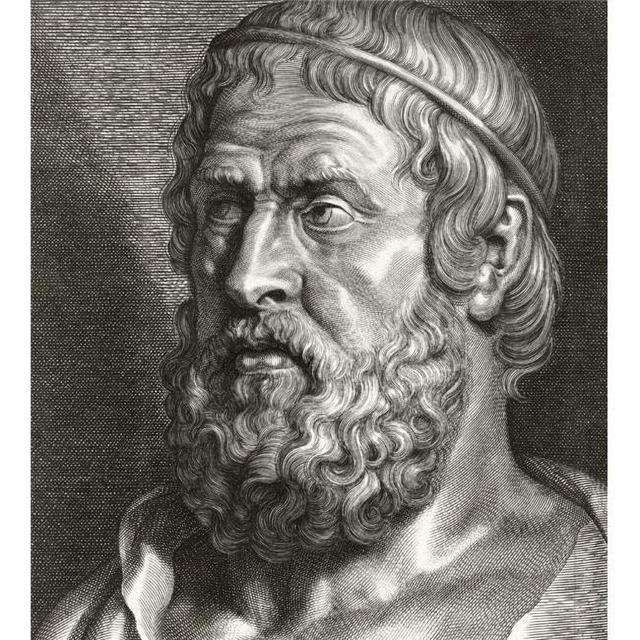 Sophocles Born Circa 496 Bc Died Circa 406 Bc. Athenian Playwright. Poster Print - 13 x 15 ...