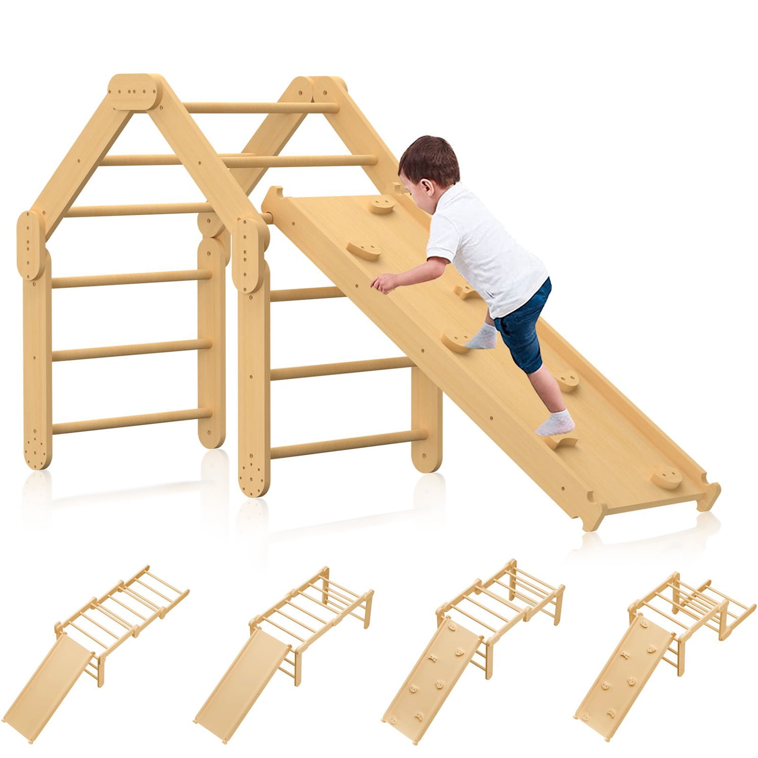 Sophshelter Pikler Triangle Climber Set - Walmart.com