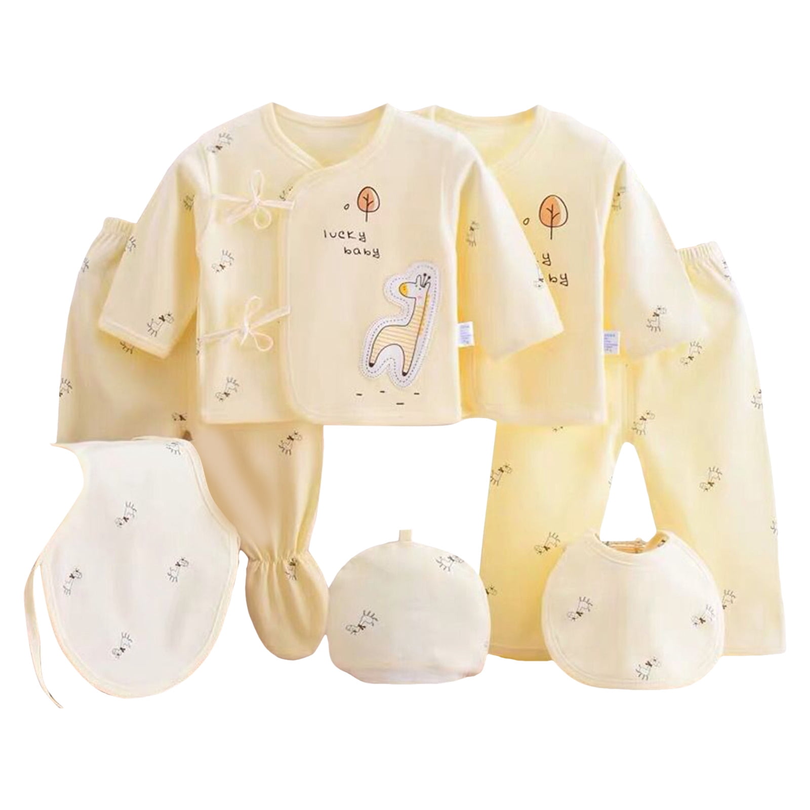 Sopiago Baby Boy Girl Clothes 7PCS Layette Set 0-3 Months Boys Girls ...