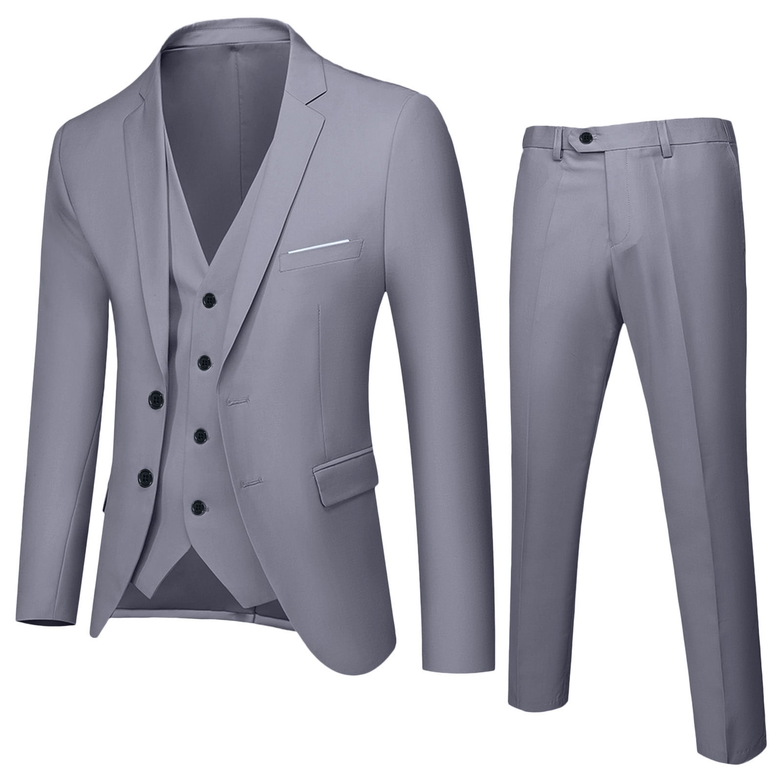 Sopiago Boys Slim Fit Dress Suit Kids Formal Suits Set for Boys Youth ...