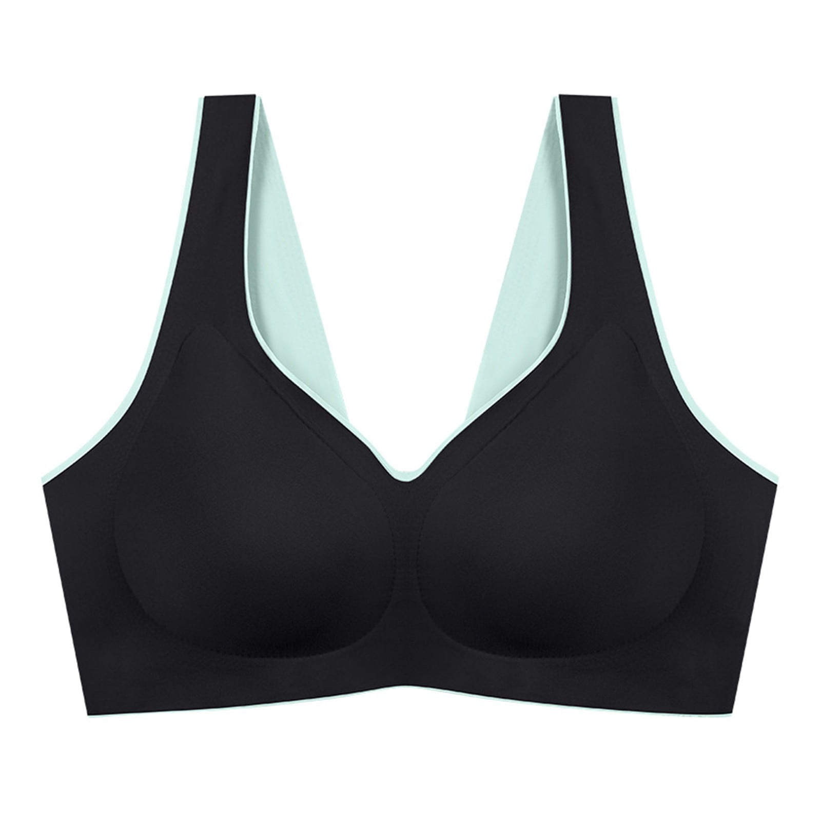 Sopiago Bra Women's Front Closure Bra Racerback Plus Size Unlined ...