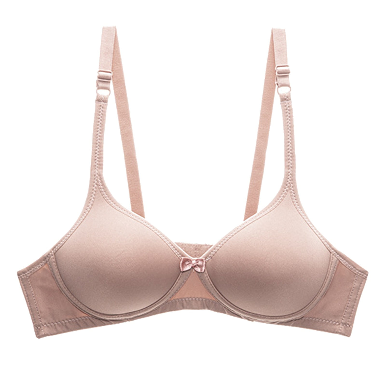 Sopiago Bras Low Back Bras For Women Seamless Underwire Invisible Deep V Sexy Backless Bras