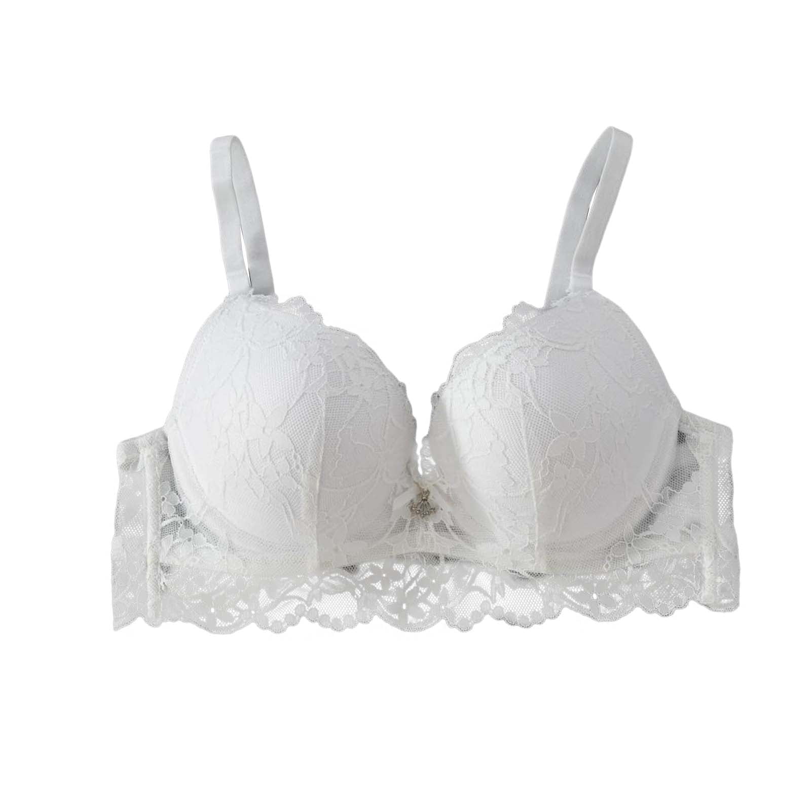 Sopiago Bras for Women Push Up Lace Bra Demi Padded 1 Cup Lift Up Bras ...