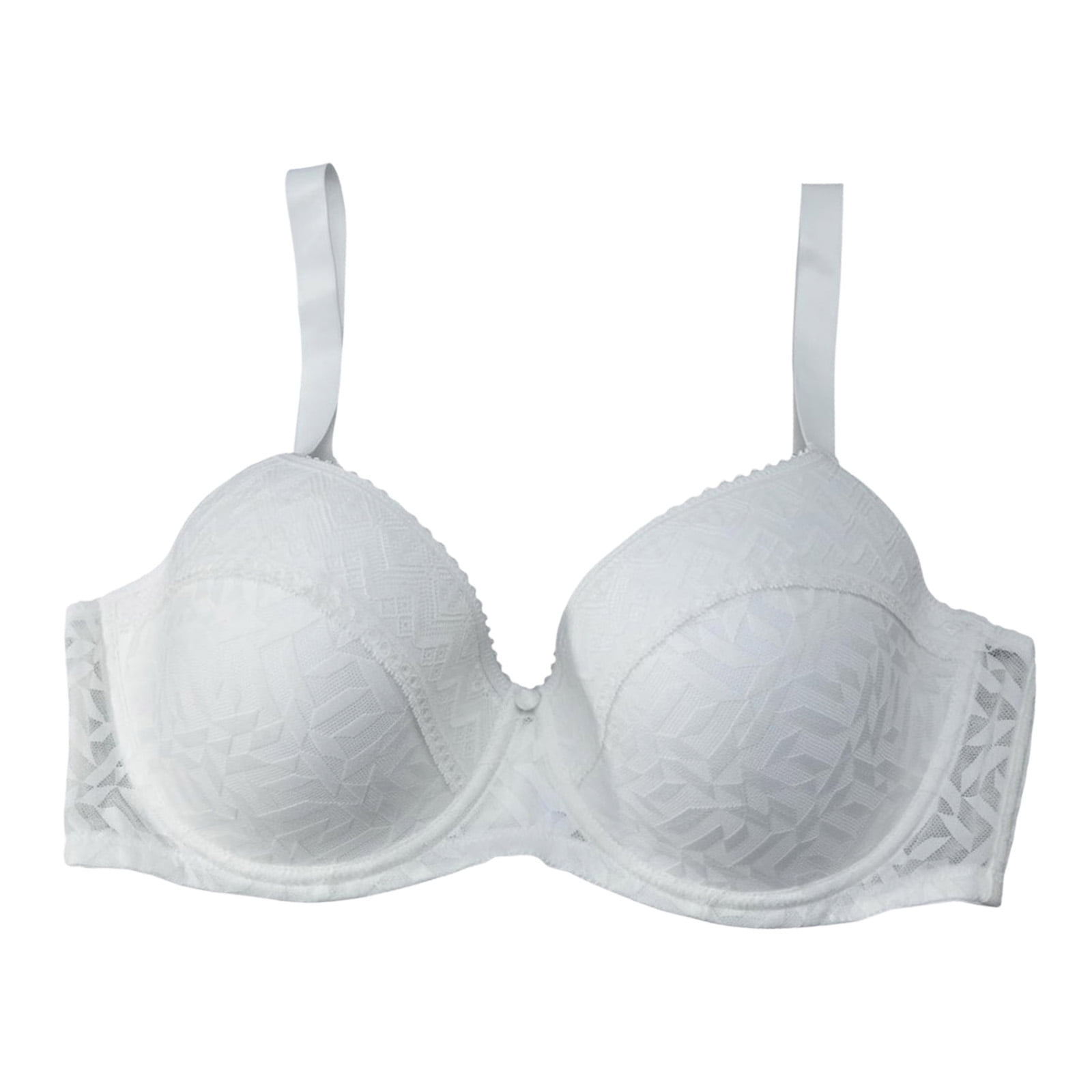 Sopiago Bras for Women Wireless Lace Sexy Back Big Cup D Bra Side Fold ...