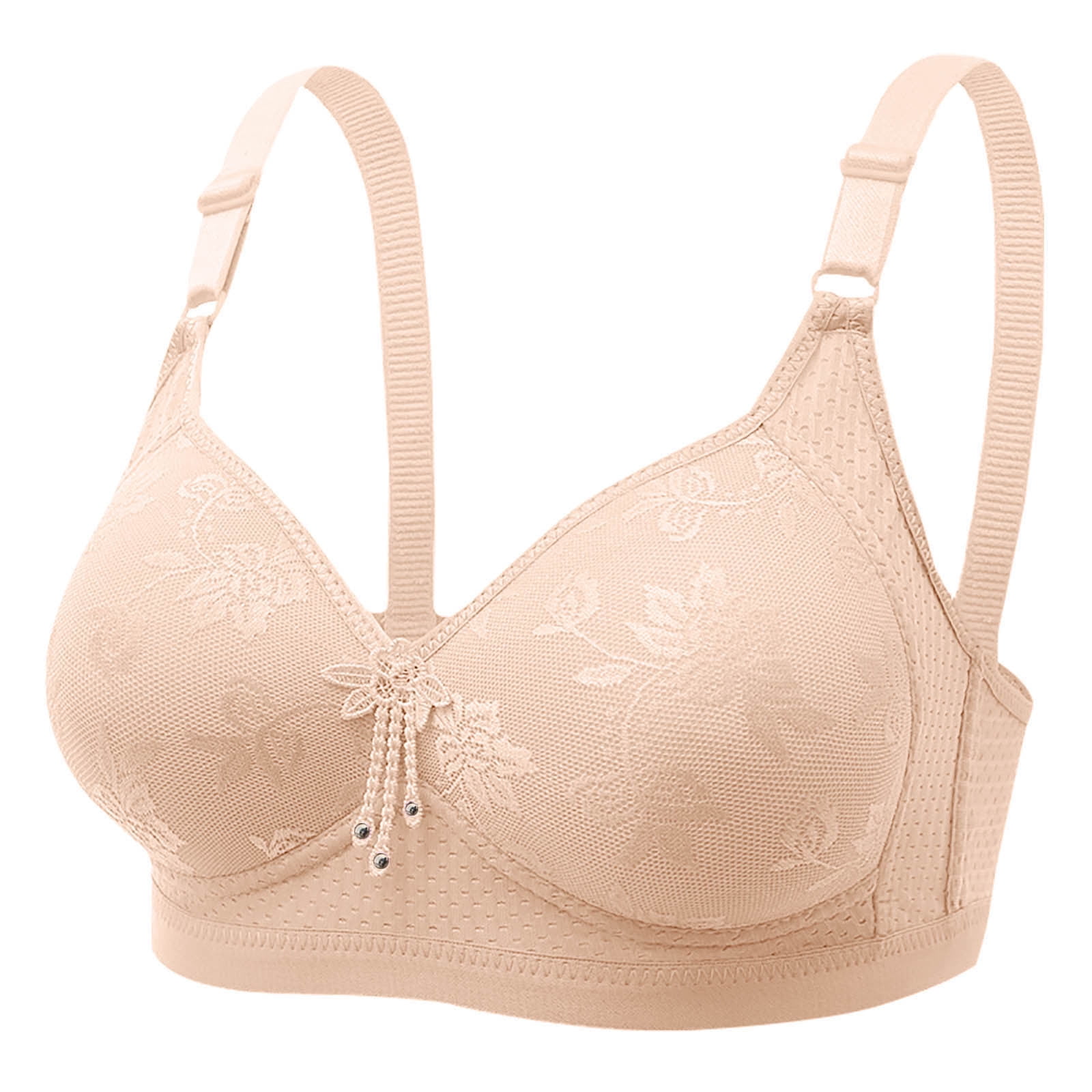 Sopiago Daisy Bra Bra Older Women Bra For Seniors Full Coverage Push Up Lace Bra For Women