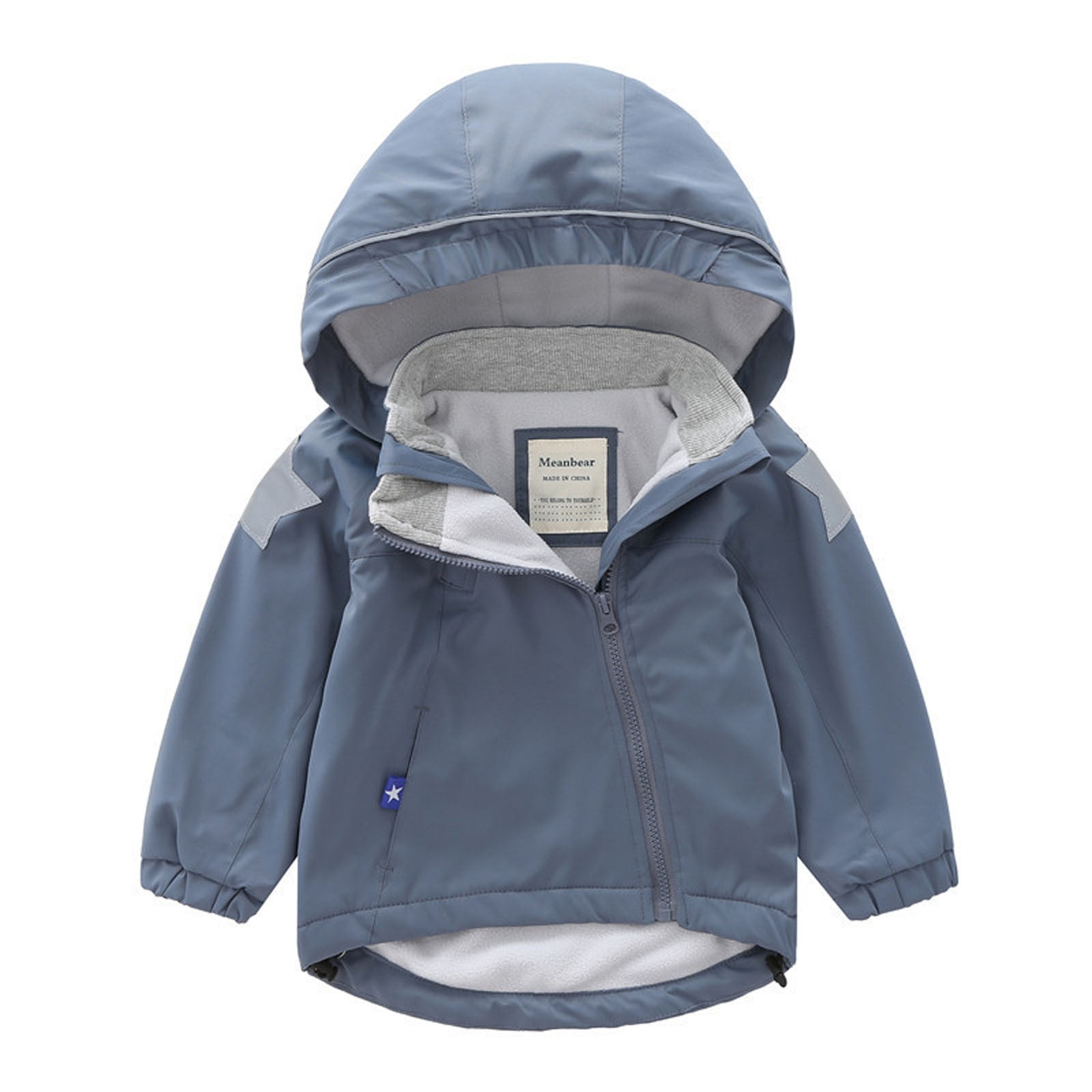 Sopiago Girls Boys Rain Jacket Lightweight Waterproof Hooded RainCoats ...