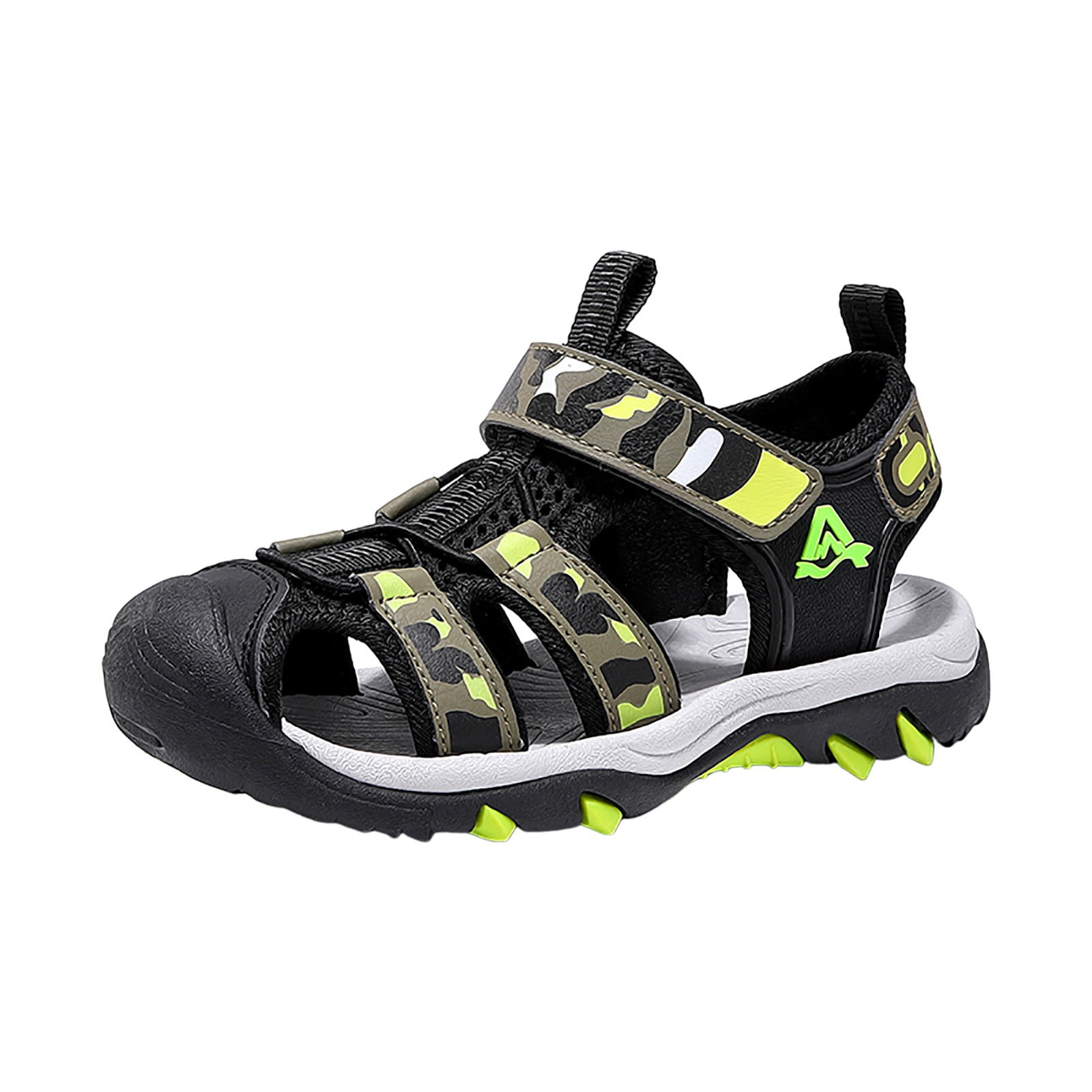 Sopiago Girls Boys Sandals Kids Closed Toe Outdoor Hiking Sandals Girls ...