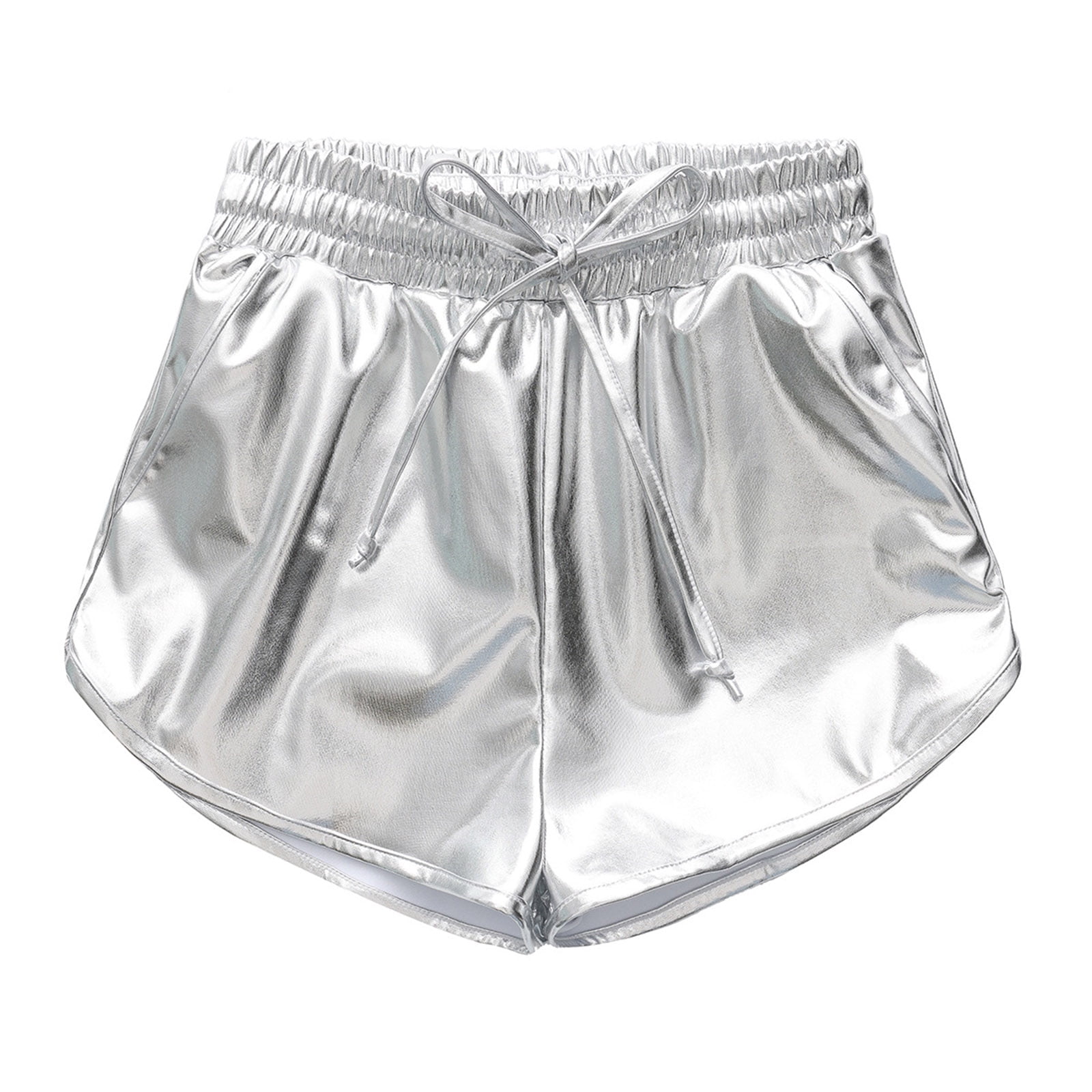 Sopiago Girls Metallic Shorts Sparkly Shiny Hot Pants Outfit Sequin ...