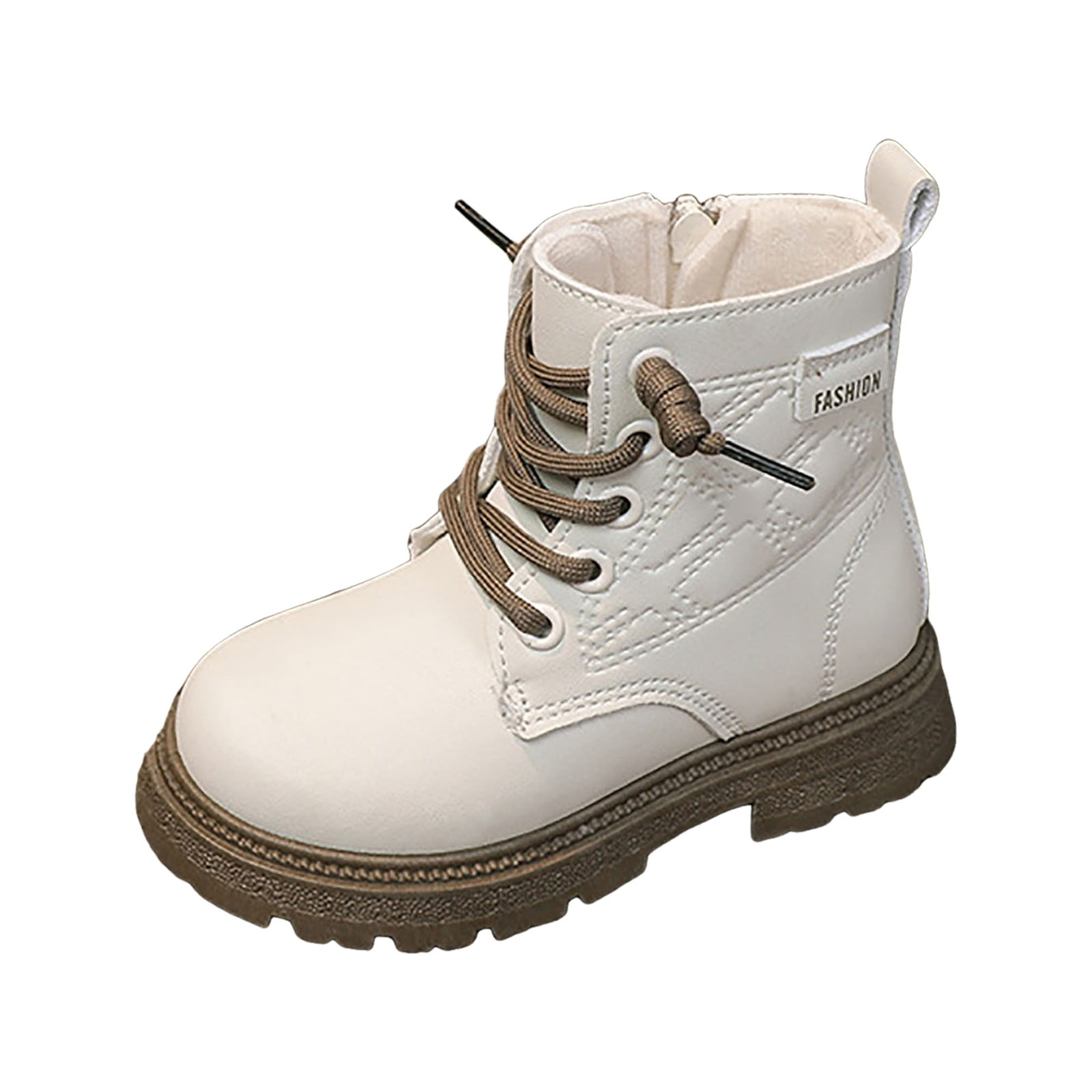 Sopiago Girls Toddler Boots Fashion Kids Solid Color Work Boots for ...