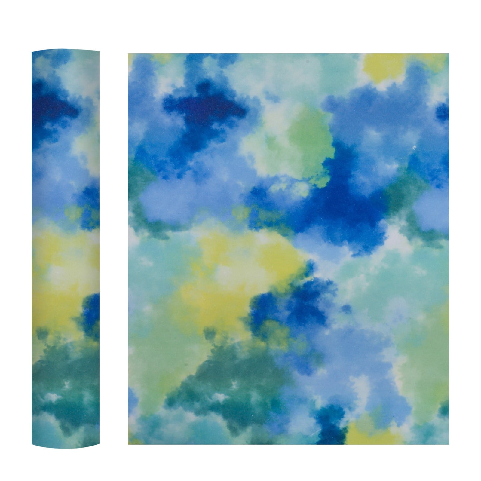 Sopiago HTV Heat Transfer 12"x10" Retro Patterned Tie Dye HTV Ombre ...