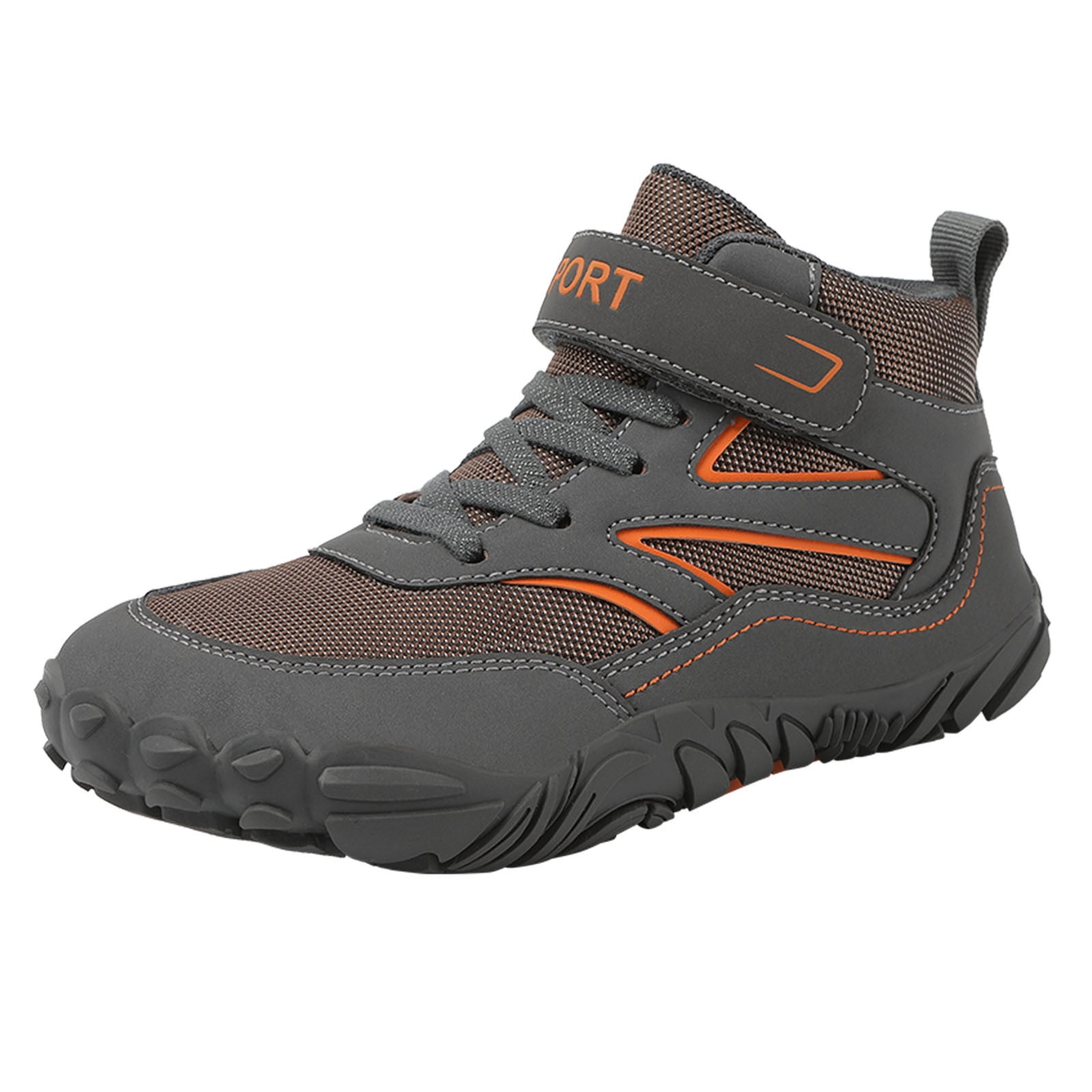 Sopiago Kids Boys Girls Hiking Shoes Wide Toe Box Hiking Boots Barefoot ...