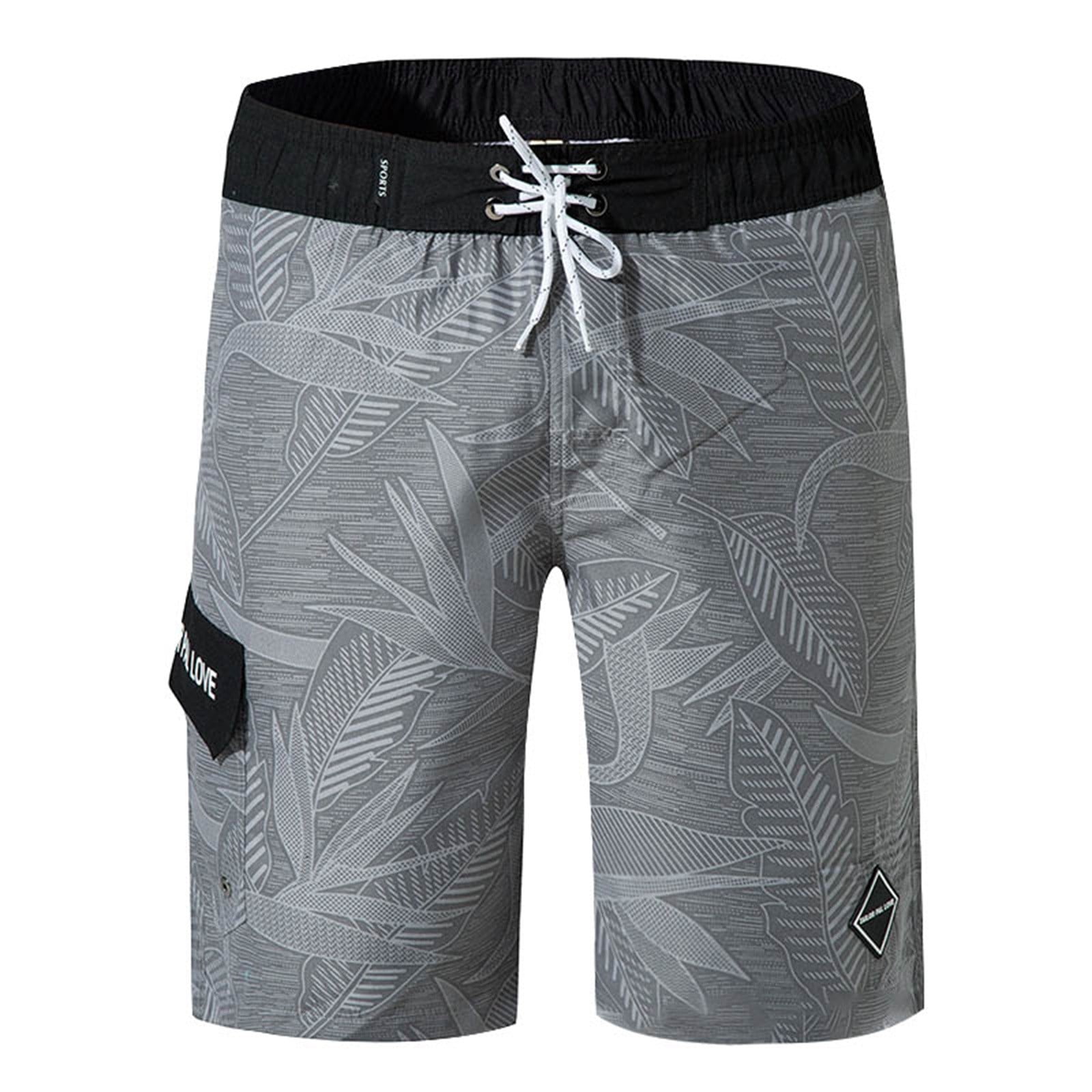 Sopiago Men Swim Trunks Men’s & Big Men's Compression Lined Swim Trunks ...