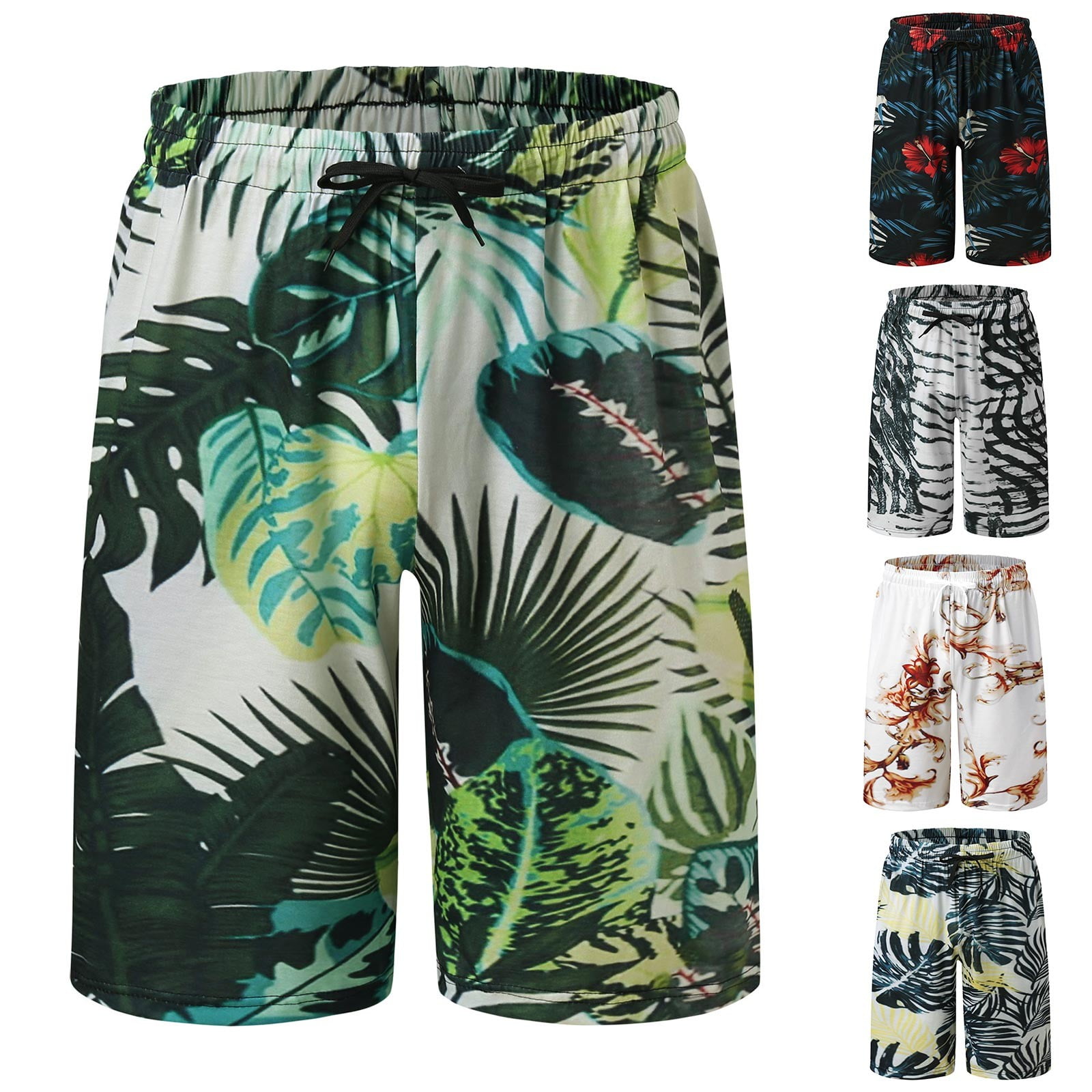 Sopiago Mens Swim Trunks With Compression Liner Swimwear Plus Pants