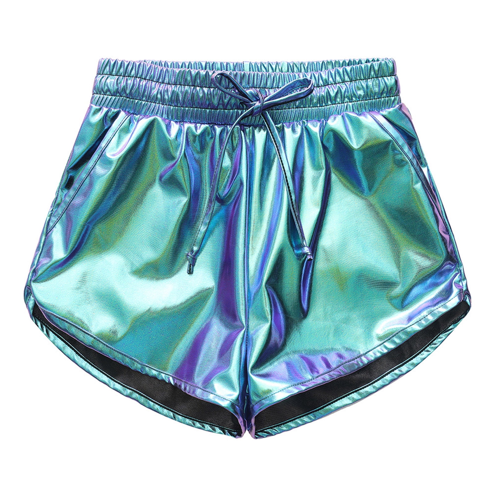 Sopiago Metallic Shorts for Girls Sparkly Dance Sequin Shorts Girls ...