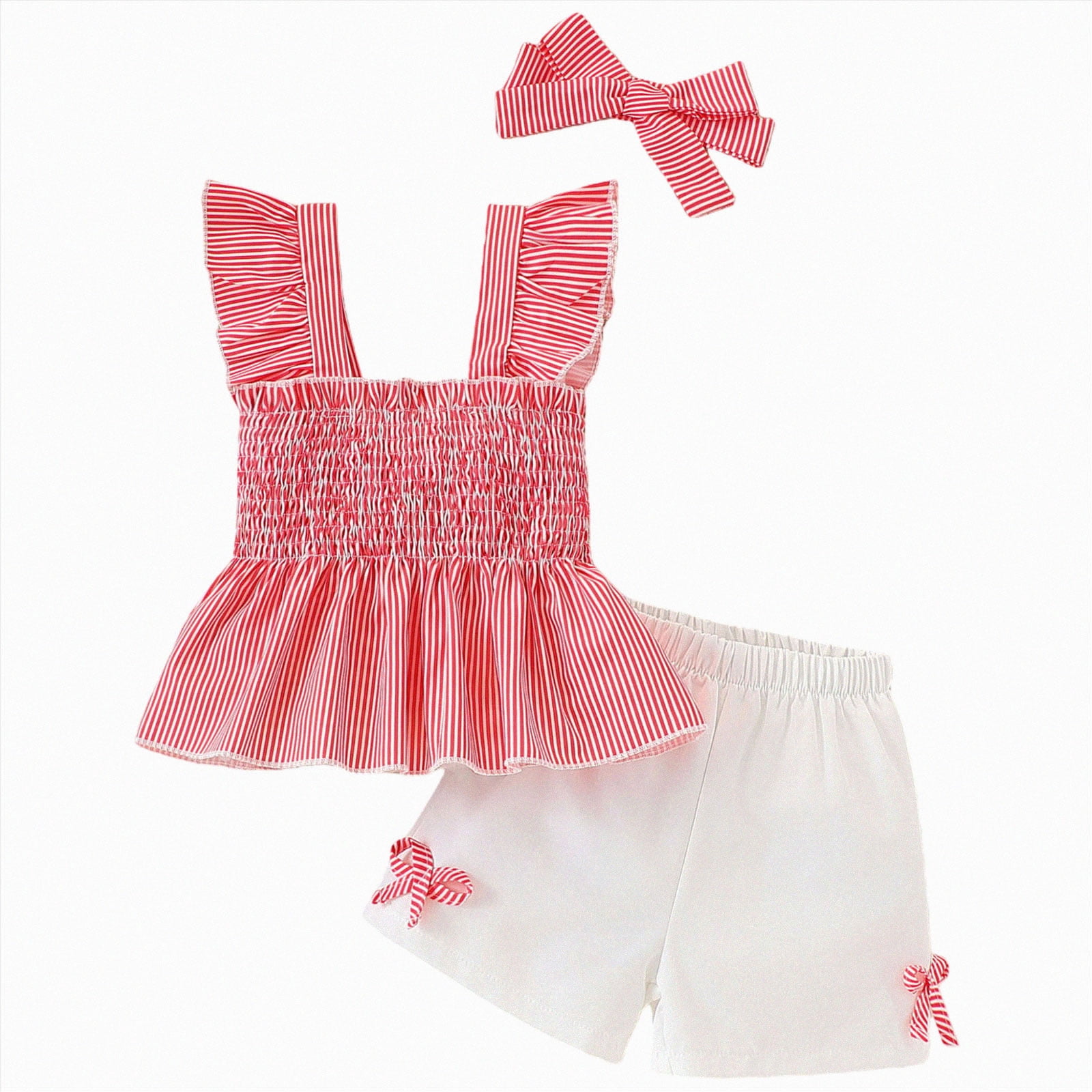 Sopiago Newborn Baby Girl Summer Clothes Infant Girl Outfits Sleeveless ...