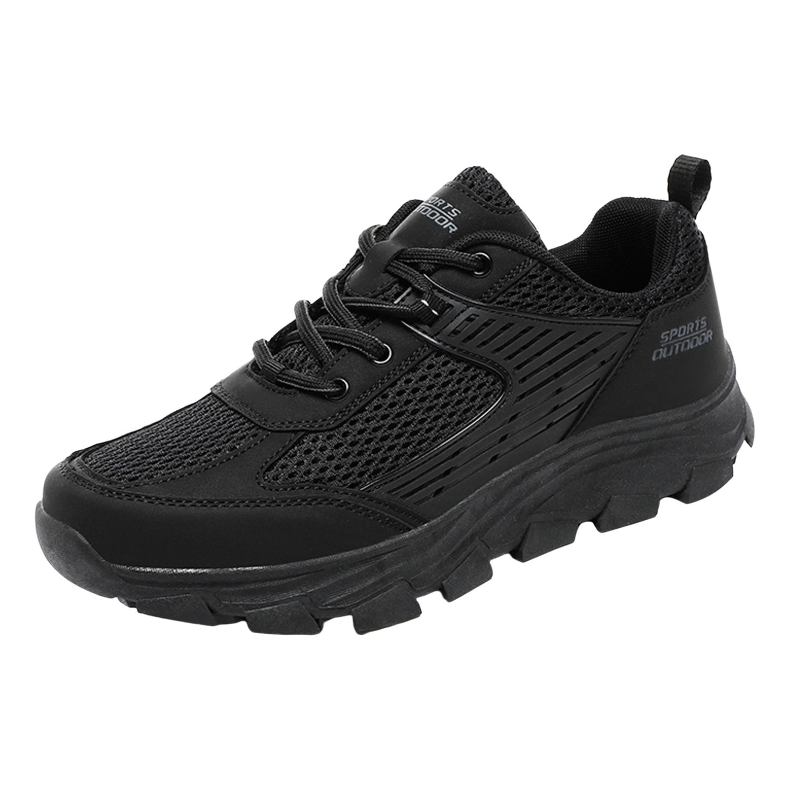 Sopiago Non Slip Work Shoes for Men Men's Quickstep Strap Wide Width ...
