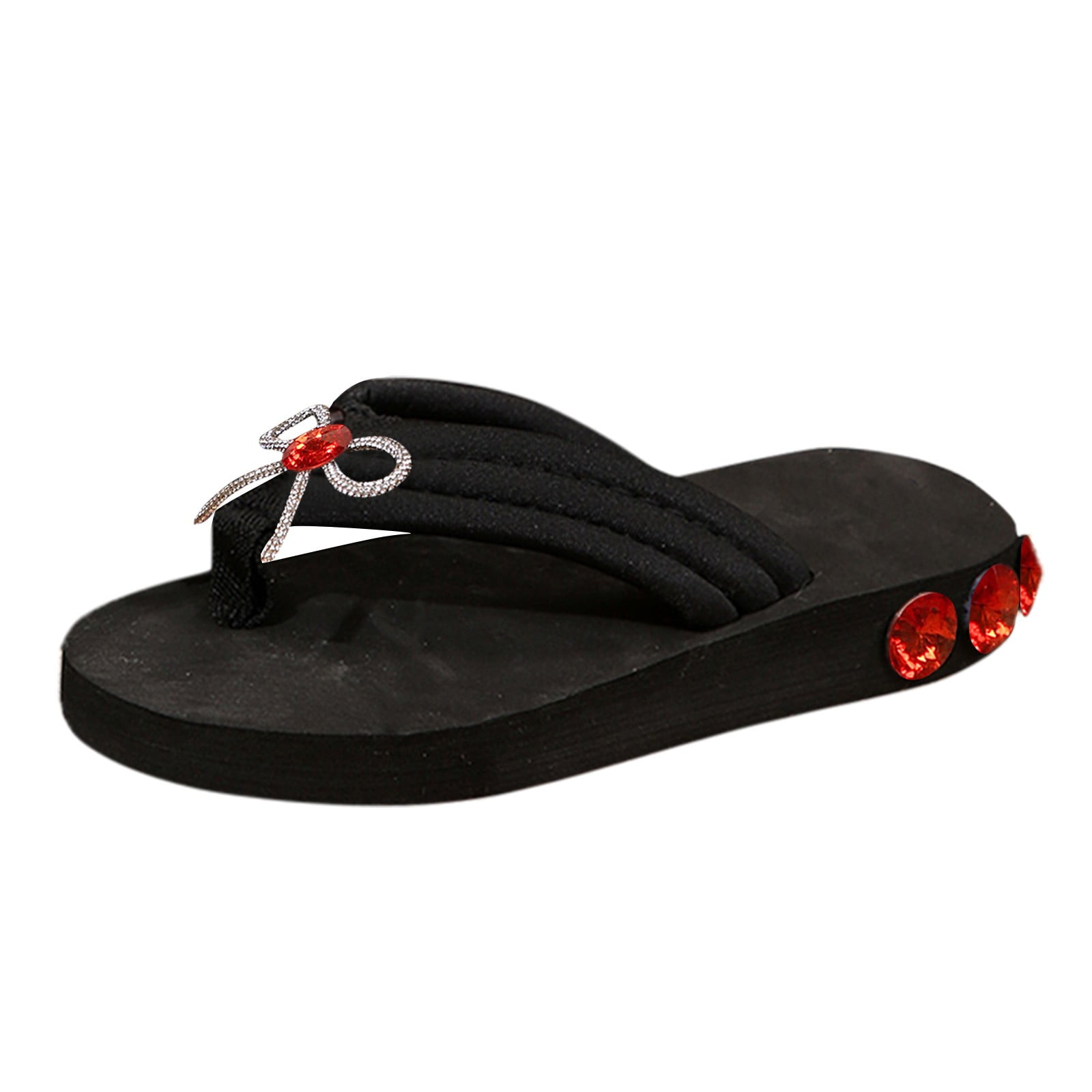 Sopiago Platform Flip Flops for Women Womens Memory Foam Adult Female ...