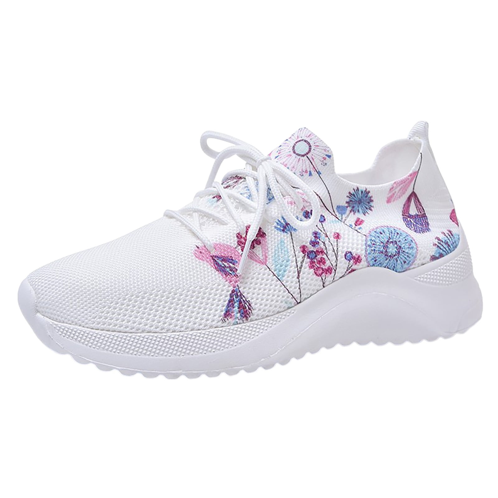 Sopiago Platform Sneakers for Women Women's GOwalk Dazzling Lace-up ...