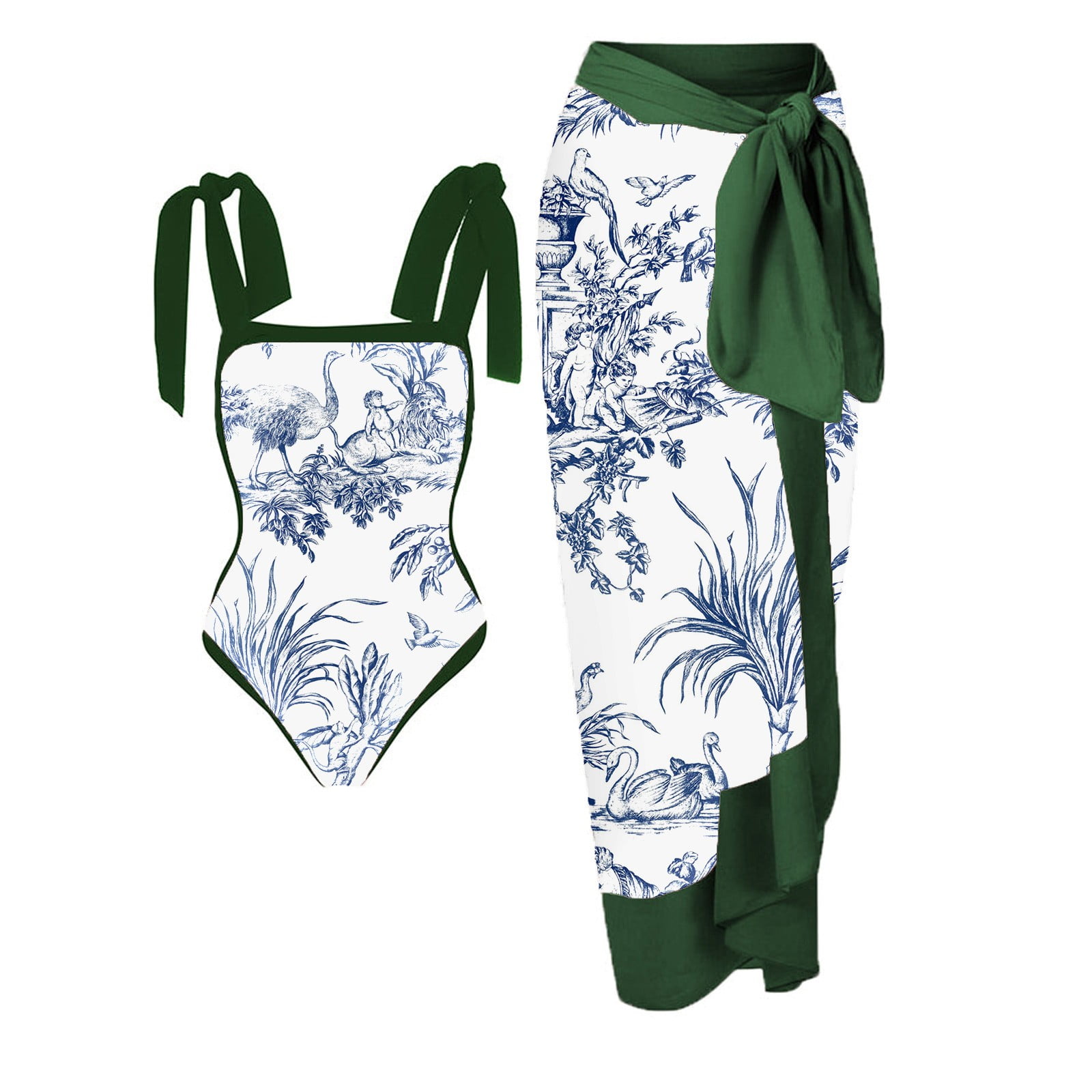 Sopiago Swimsuit Womens One Piece Swimsuits Halter Criss Cross Cutout