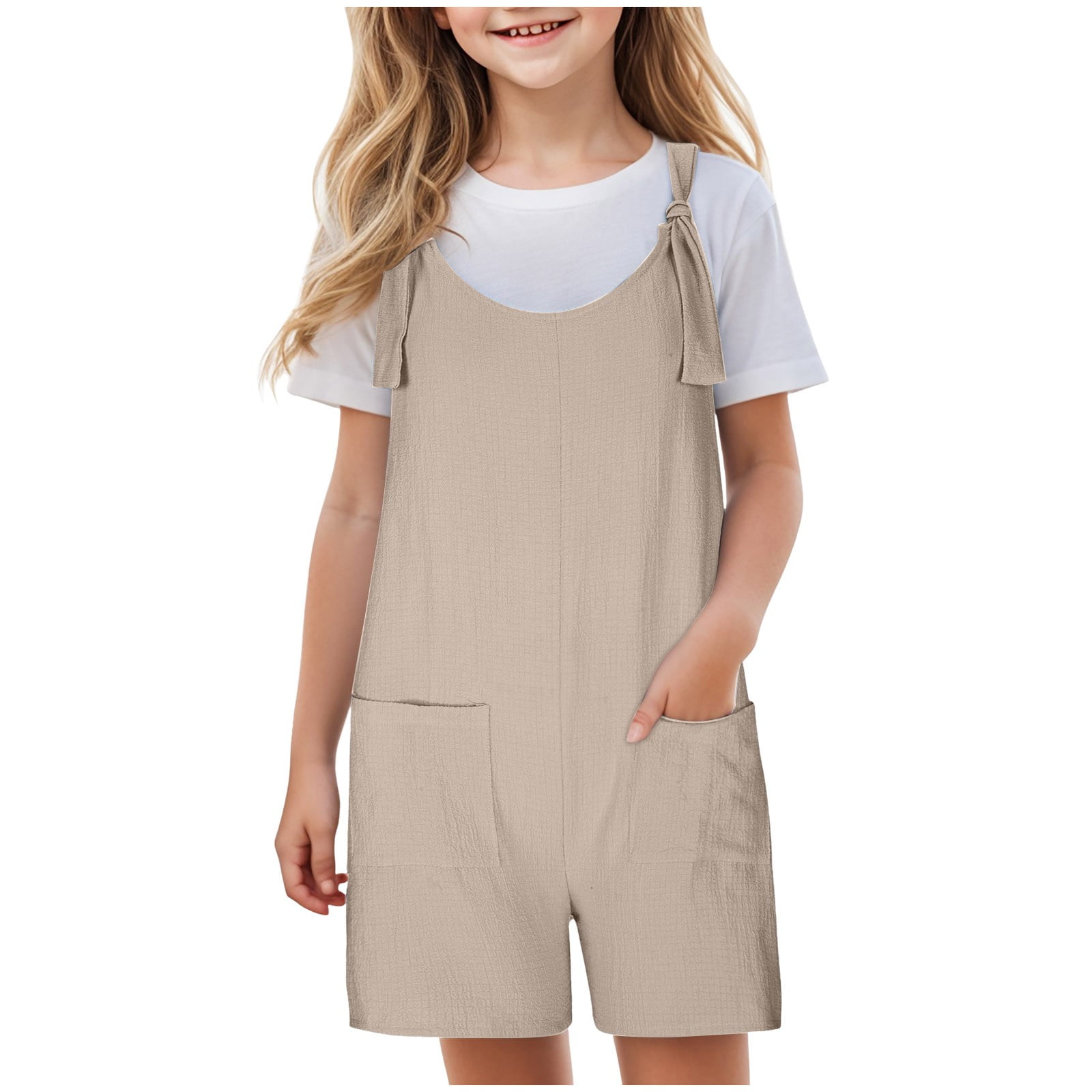 Sopiago Teen Girls Jumpsuit Kids Summer Clothes Rompers for Girls ...