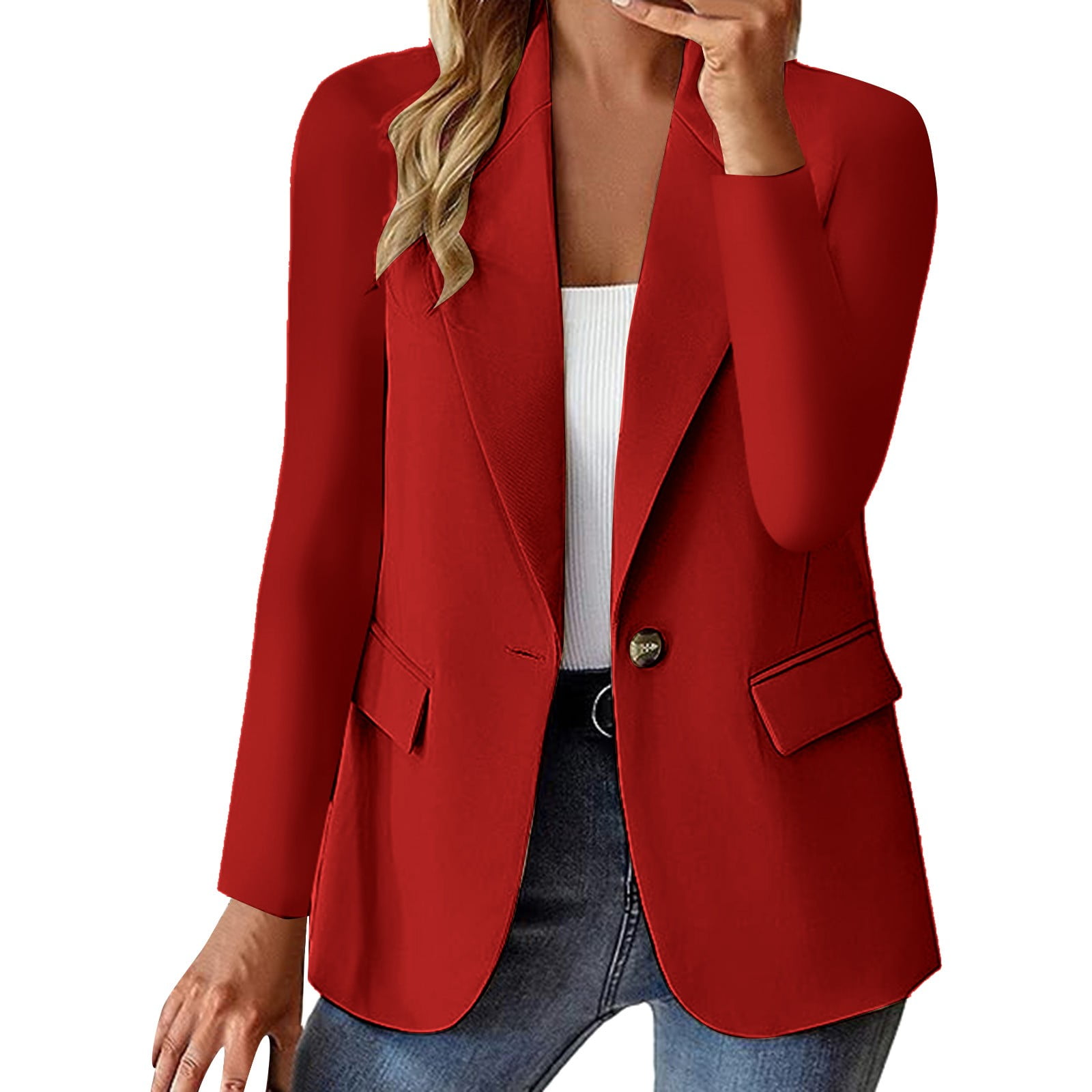 Sopiago Women Business Casual Blazer with Lined Professional Work Suit ...