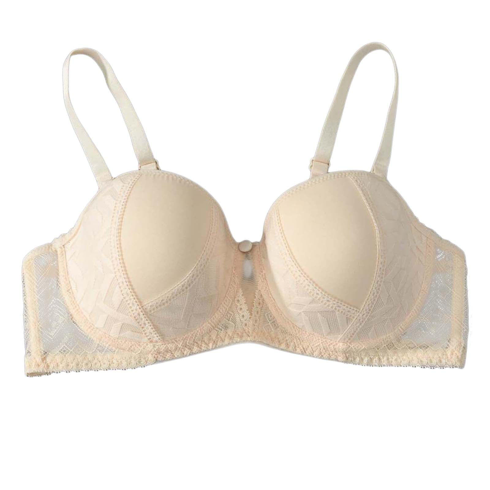 Sopiago Womens Bras Full Coverage Unlined Lace Sexy Plus Size Underwire ...