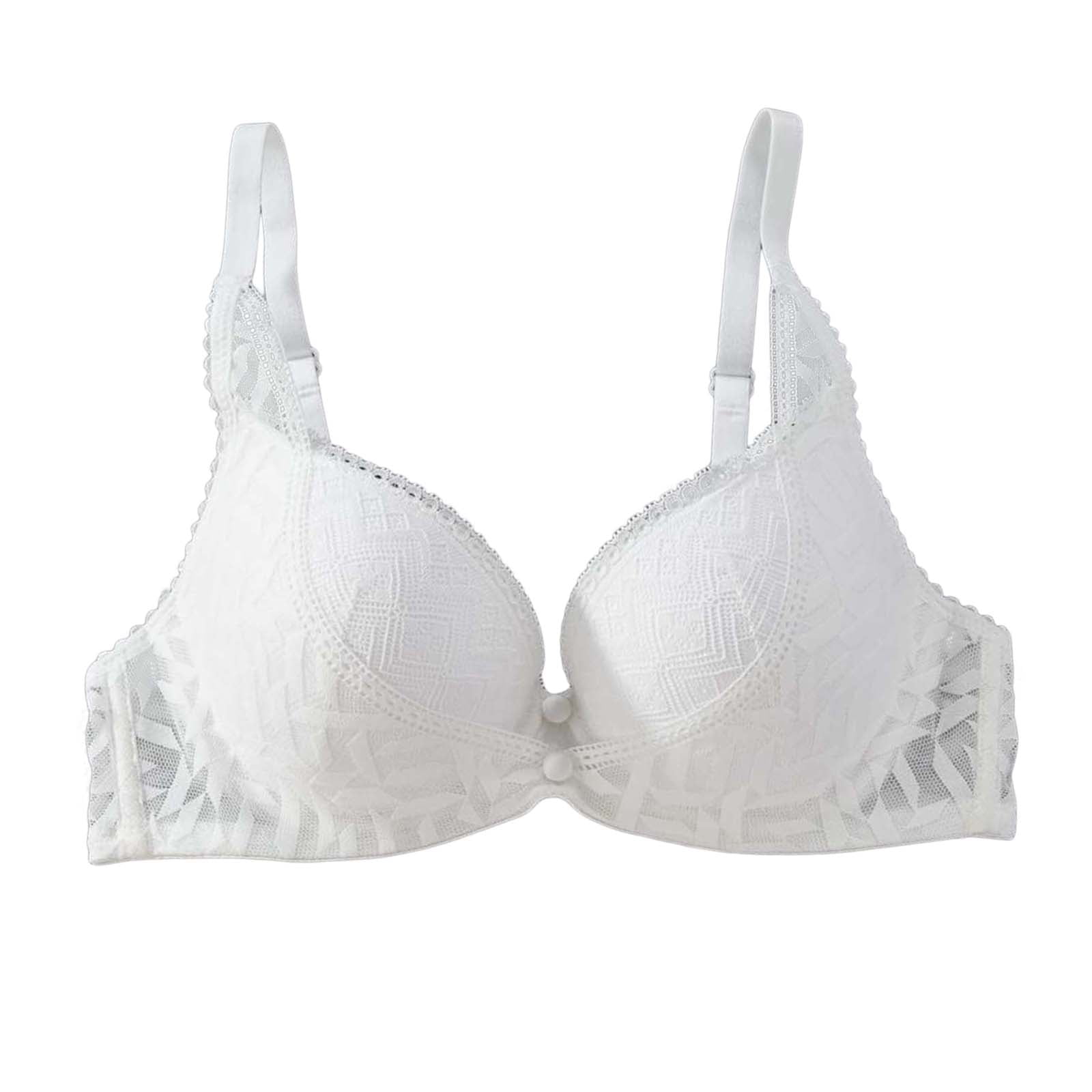 Sopiago Womens Wireless Bras Full Coverage Underwire Bras Plus Size ...