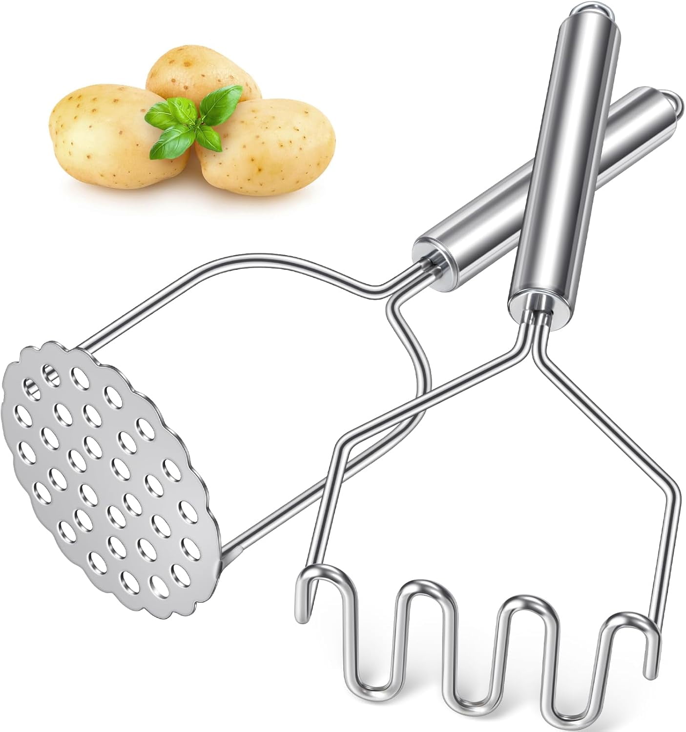 Sopito Potato Masher, Stainless Steel Integrated Kitchen Tool Food ...