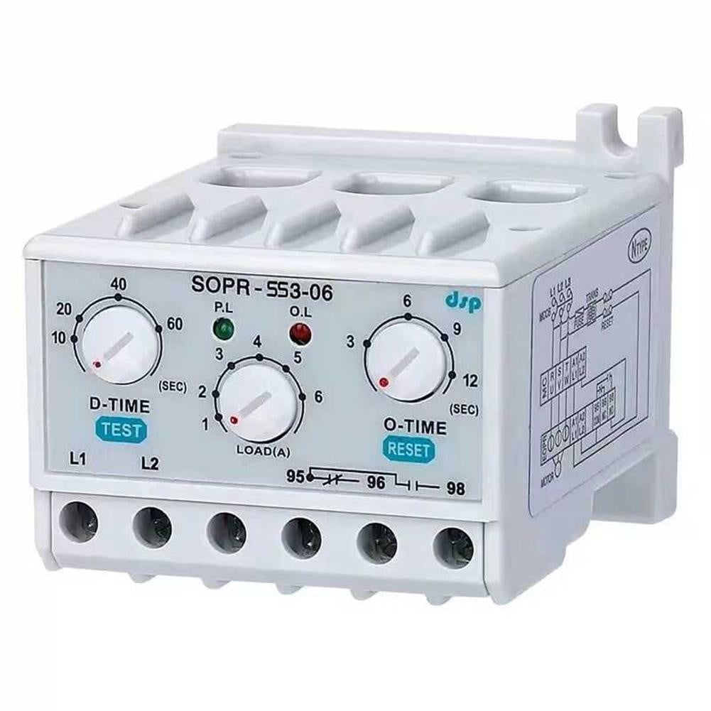 Sopr-Ss3-220Electronic Overload Relay Motor Protector Thermal Overload ...